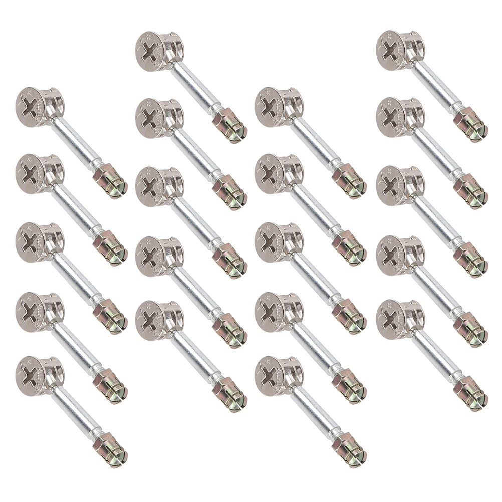 WORGEOUS 20 Sets Cam Lock Fittings Iron Dowel Electronic - Walmart.com