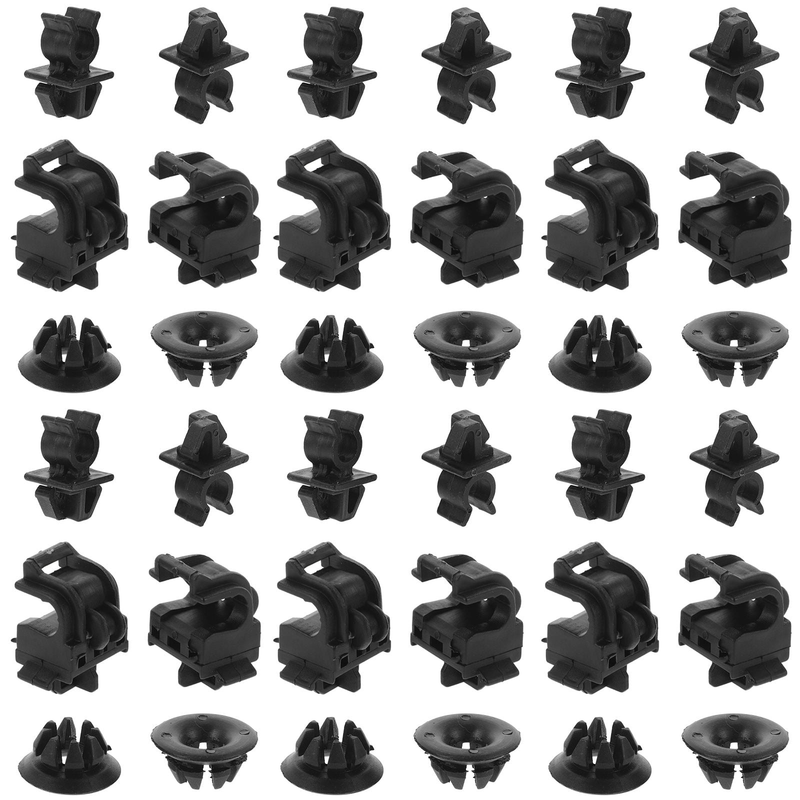 WORGEOUS 20 Sets Of Hood Prop Rod Retainer Cars Bracket Decorative Clip ...