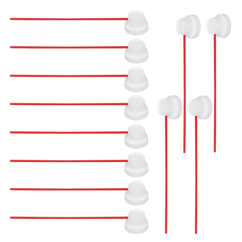 WORGEOUS 20 Sets Red Spray Can Extension Tubes Aerosol Can Valve Nozzle ...