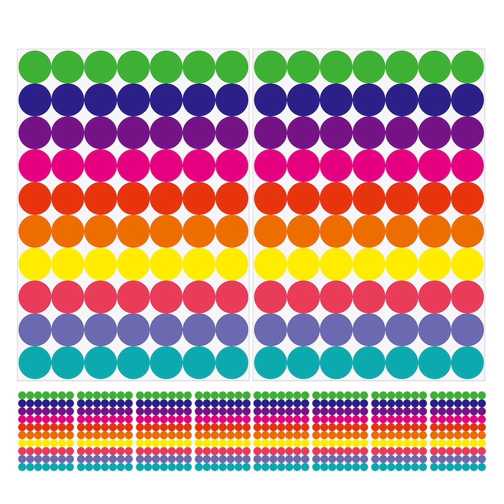 WORGEOUS 20 Sheets Canning Jar Labels Printable Dot Stickers - Walmart.com
