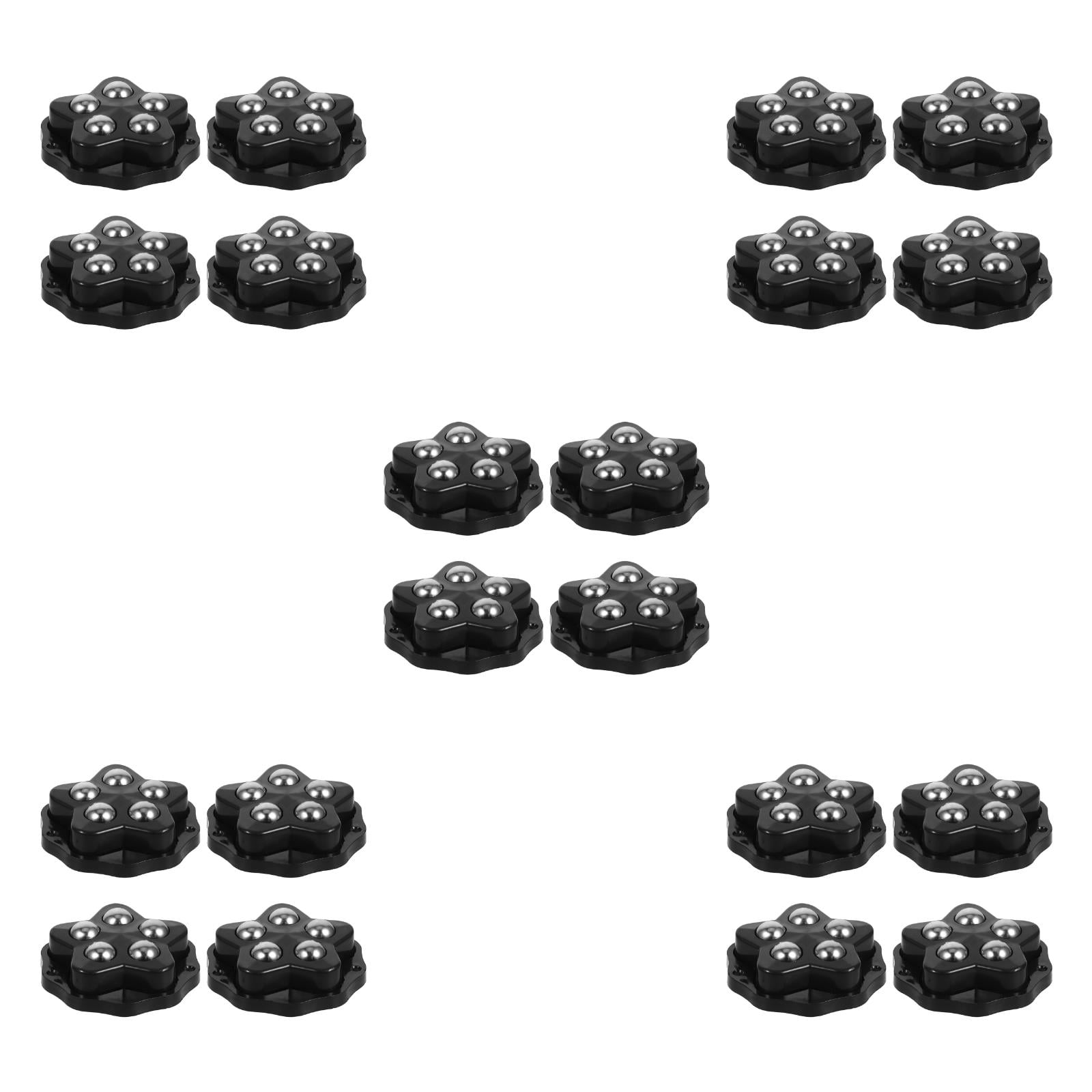 WORGEOUS 20 pcs Adhesive Wheels Small Appliances Wheels Mini Swivel ...