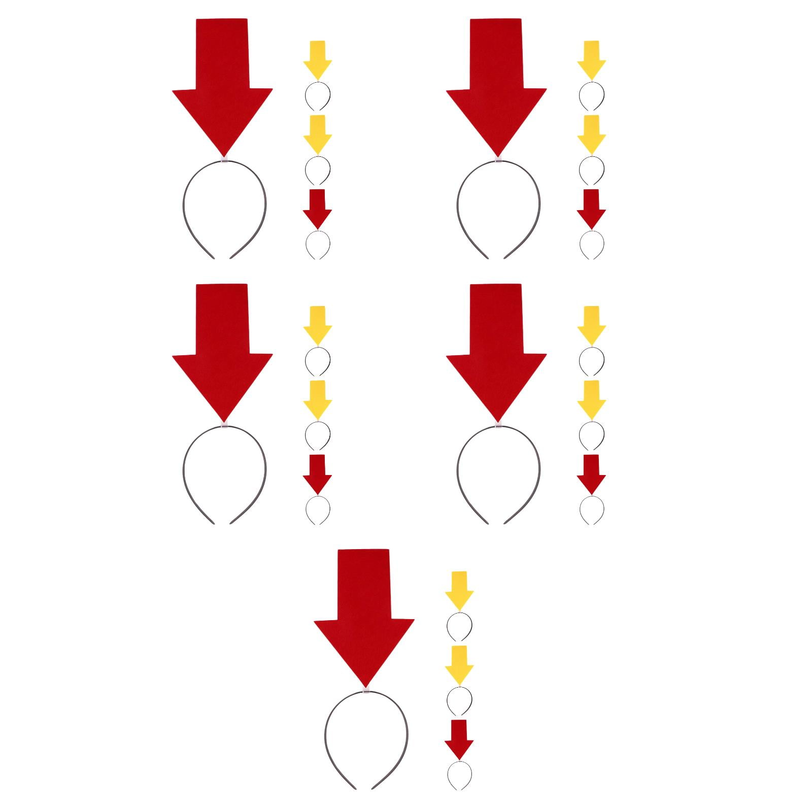 WORGEOUS 20 pcs Arrowhead Headbands Stylish Comfortable Arrow Hair Hoop ...