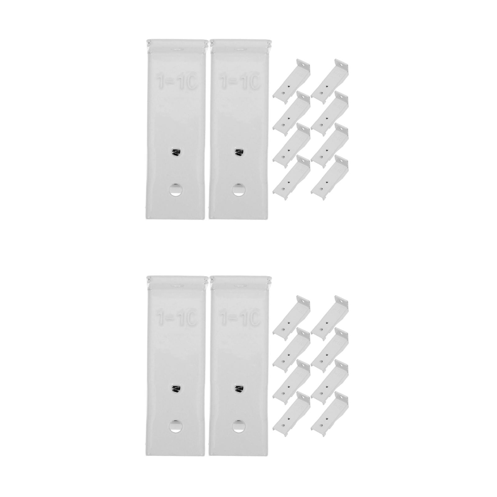 WORGEOUS 20 pcs Ceiling Curtain Track Brackets Wall Mount Curtain ...