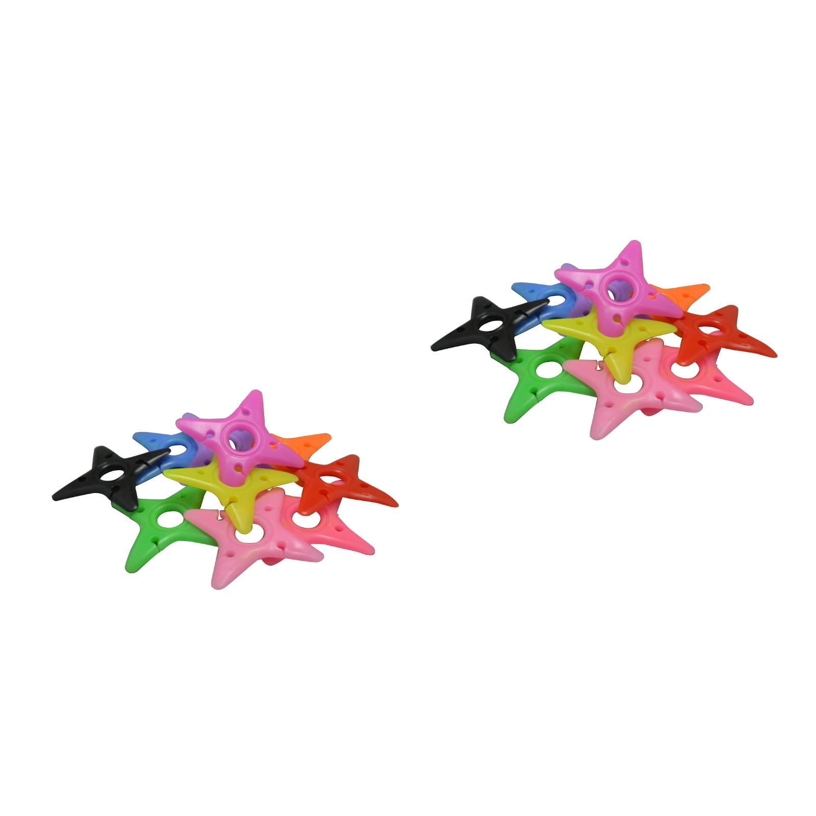 WORGEOUS 20 pcs Colorful Silicone Star Earphone Cable Winder Organizer ...