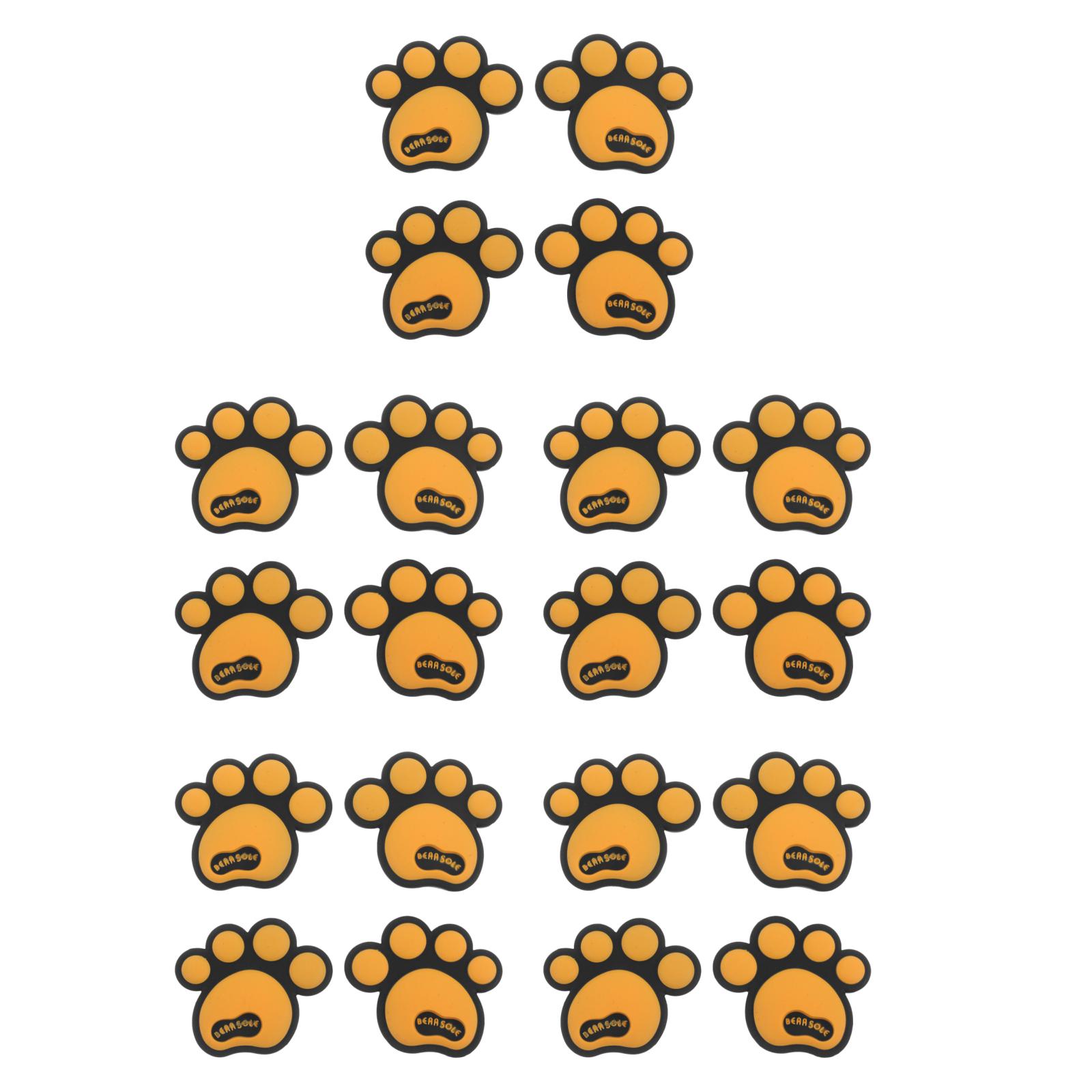 WORGEOUS 20 pcs Dog Paw Print Stickers for Car Body Car Decals for ...