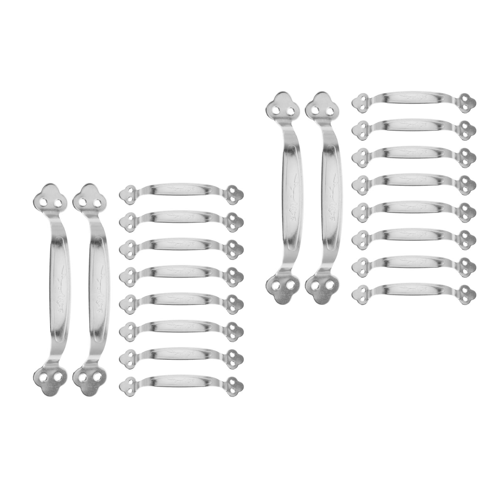 WORGEOUS 20 pcs Drawer Handles Easy to Install Stainless Steel Handles ...