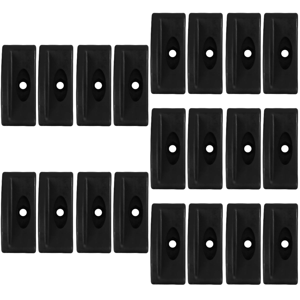 WORGEOUS 20 pcs Dumbbell Saddles Dumbbell Cradles Dumbbell Rack Fitness ...