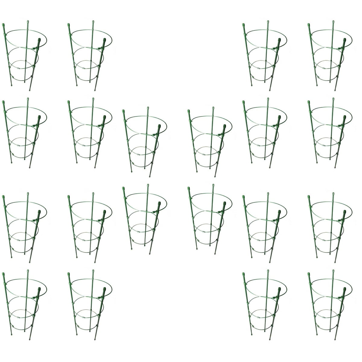 WORGEOUS 20 pcs Garden Trellis Climbing Plants Support Cage Stand for ...