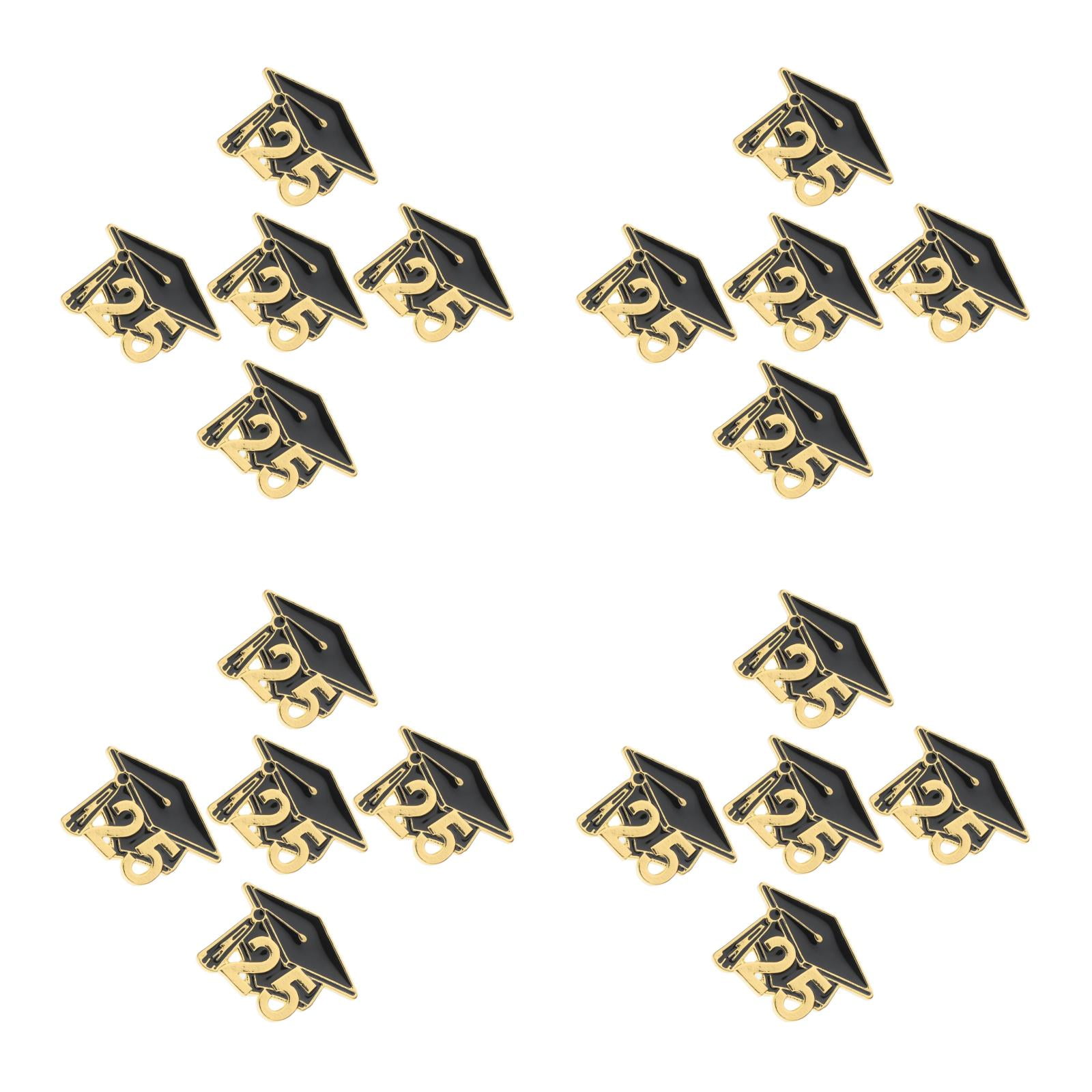 WORGEOUS 20 pcs Graduation Cap Brooch Pins 2025 Souvenir Badge Pin 2025 ...