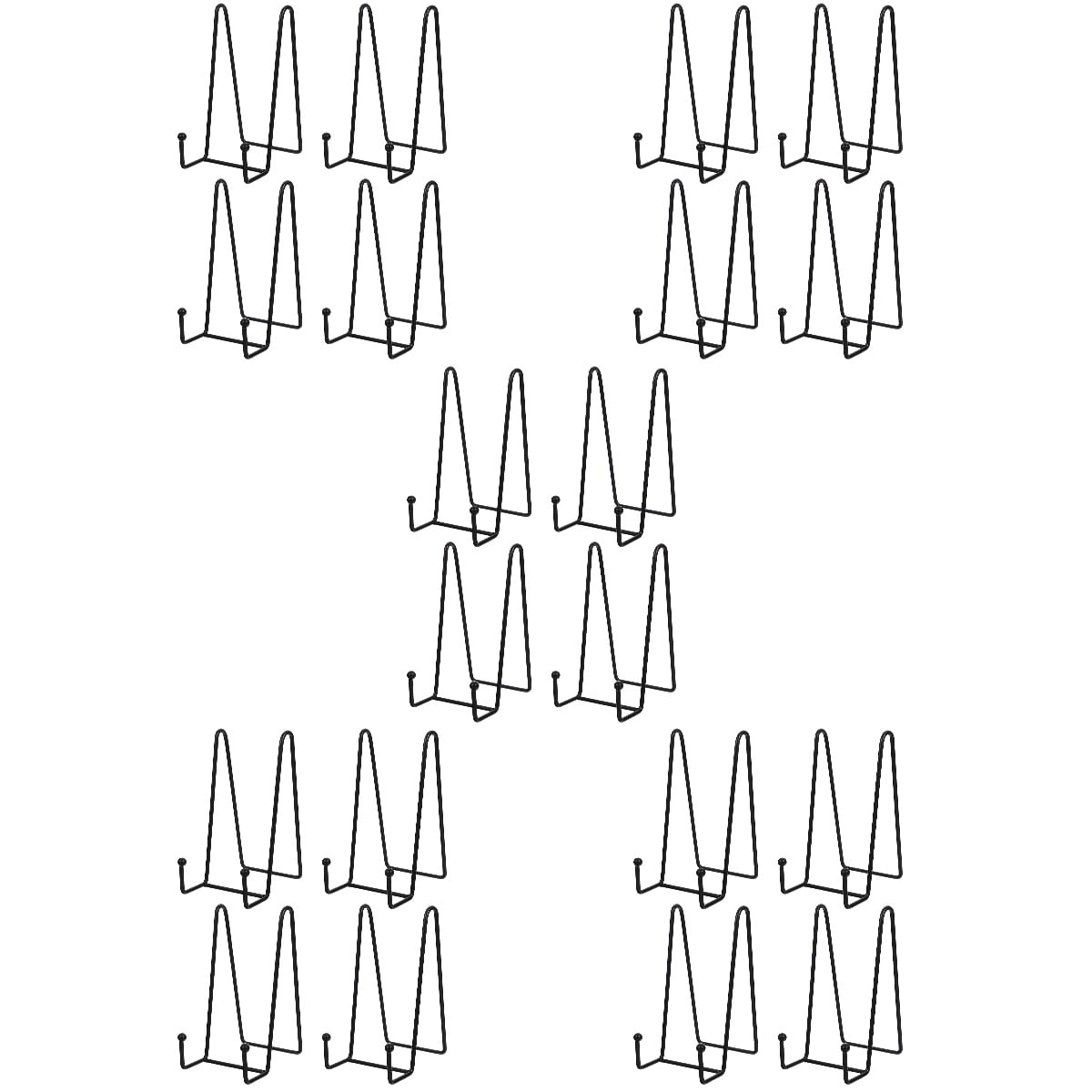 WORGEOUS 20 pcs Iron Photo Stands Picture Frame Display Stands Tabletop ...