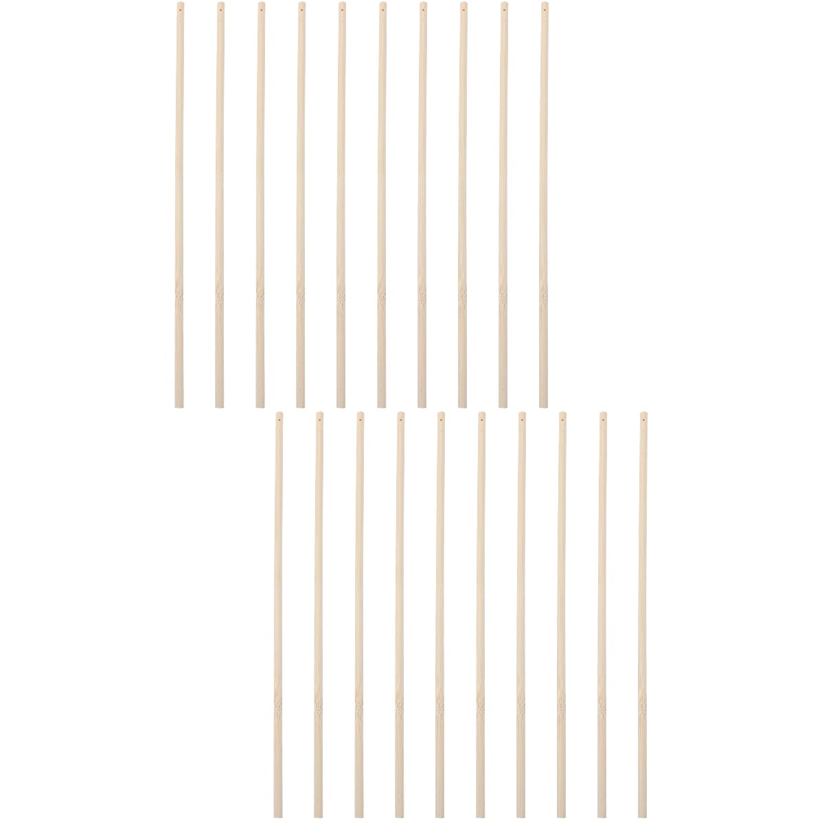 WORGEOUS 20 pcs Lantern Wooden Rod Chinese Lantern Hanging Pole DIY ...