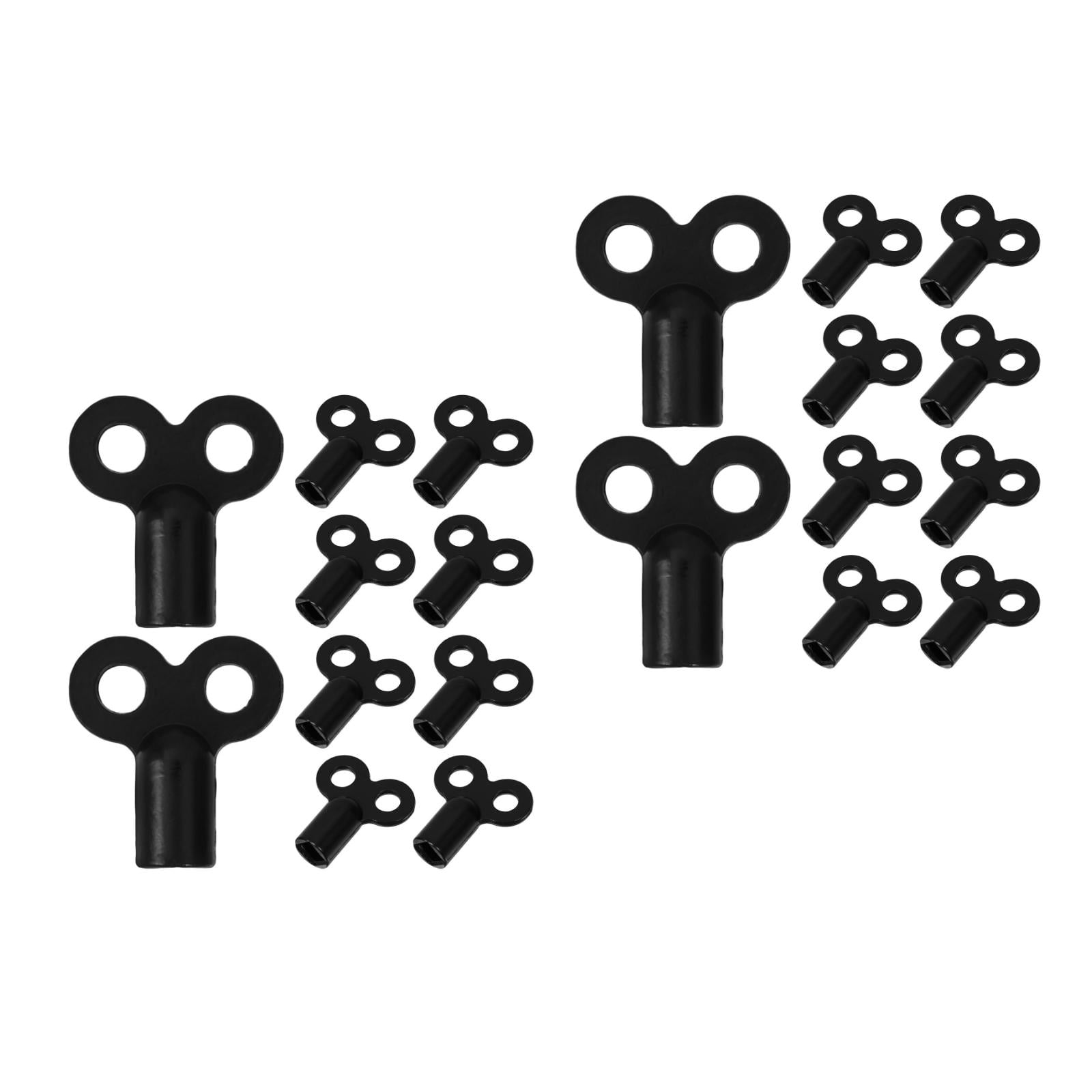 WORGEOUS 20 pcs Metal Radiator Bleed Key for Heater Air Vent Multi ...