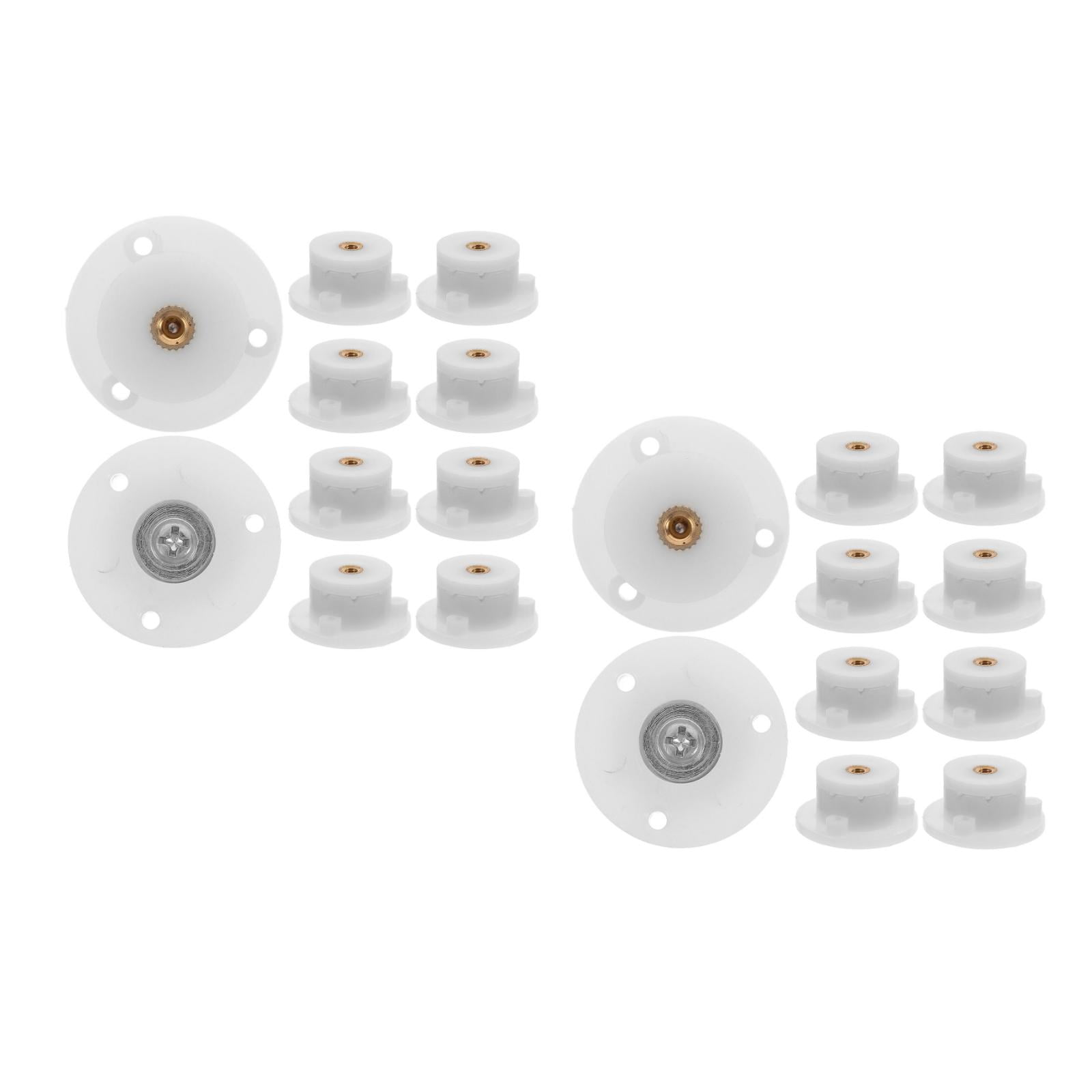 WORGEOUS 20 pcs Round Plastic Winder Circular Disk Replacement Music ...