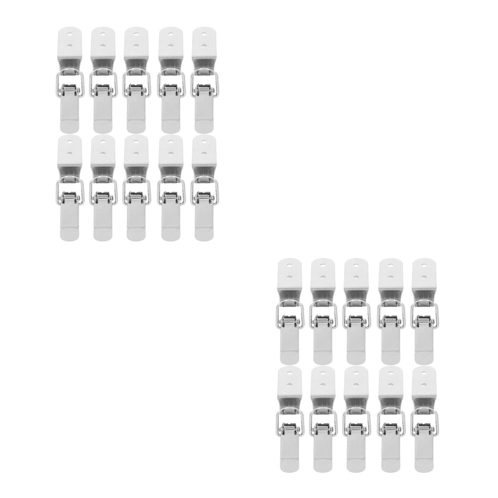 WORGEOUS 20 pcs Stainless Steel Tool Box Latch Tool Box Hasps with ...