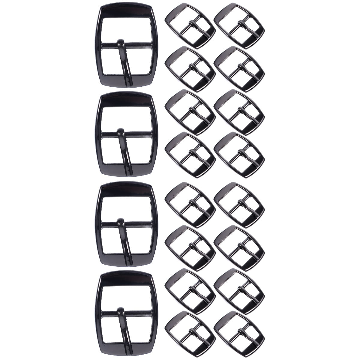 WORGEOUS 20-Pack Zinc Alloy Single Prong Belt Buckles Replacement for ...