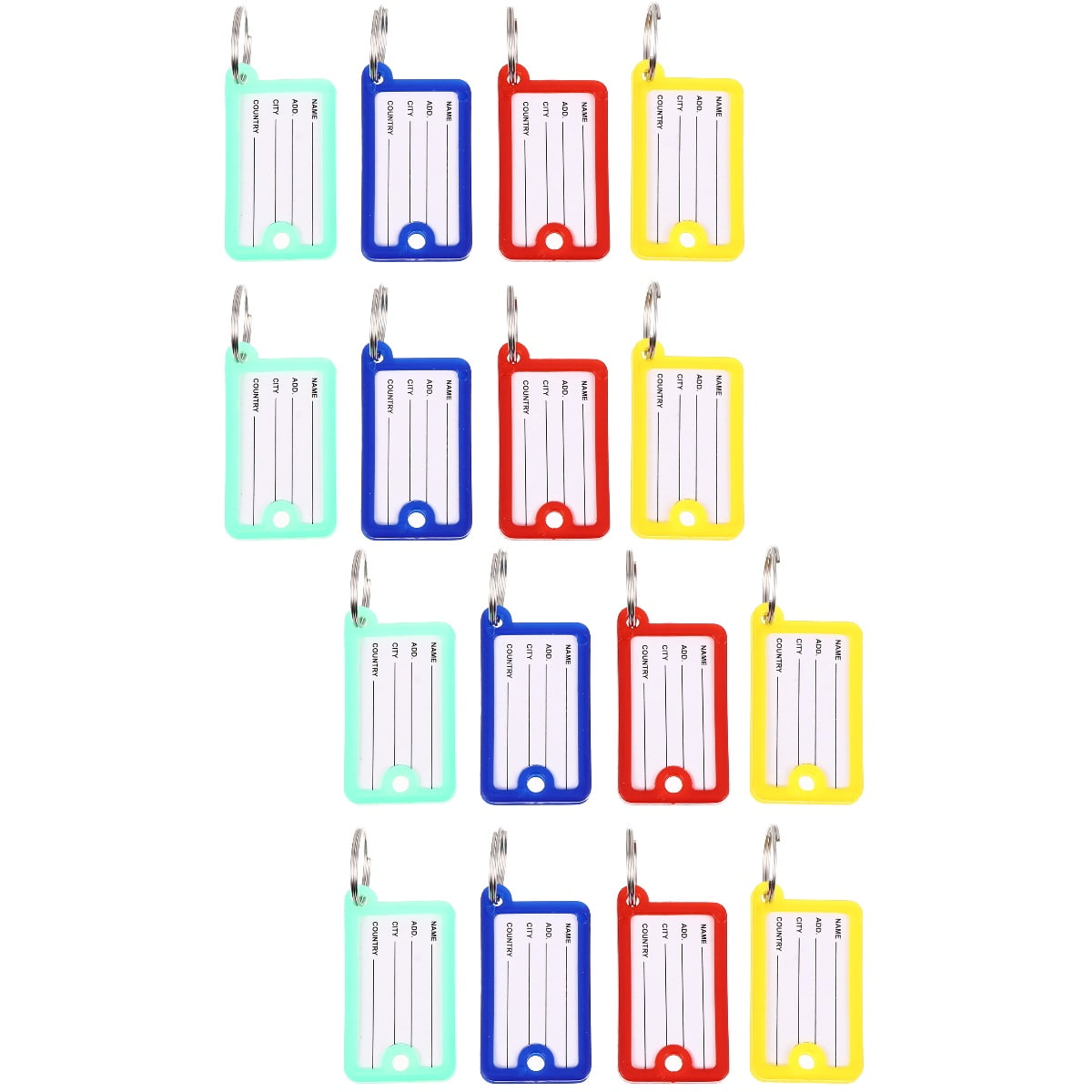 WORGEOUS 200 PCS Key Labels Multi-purpose Key Label Handy Key Label ...