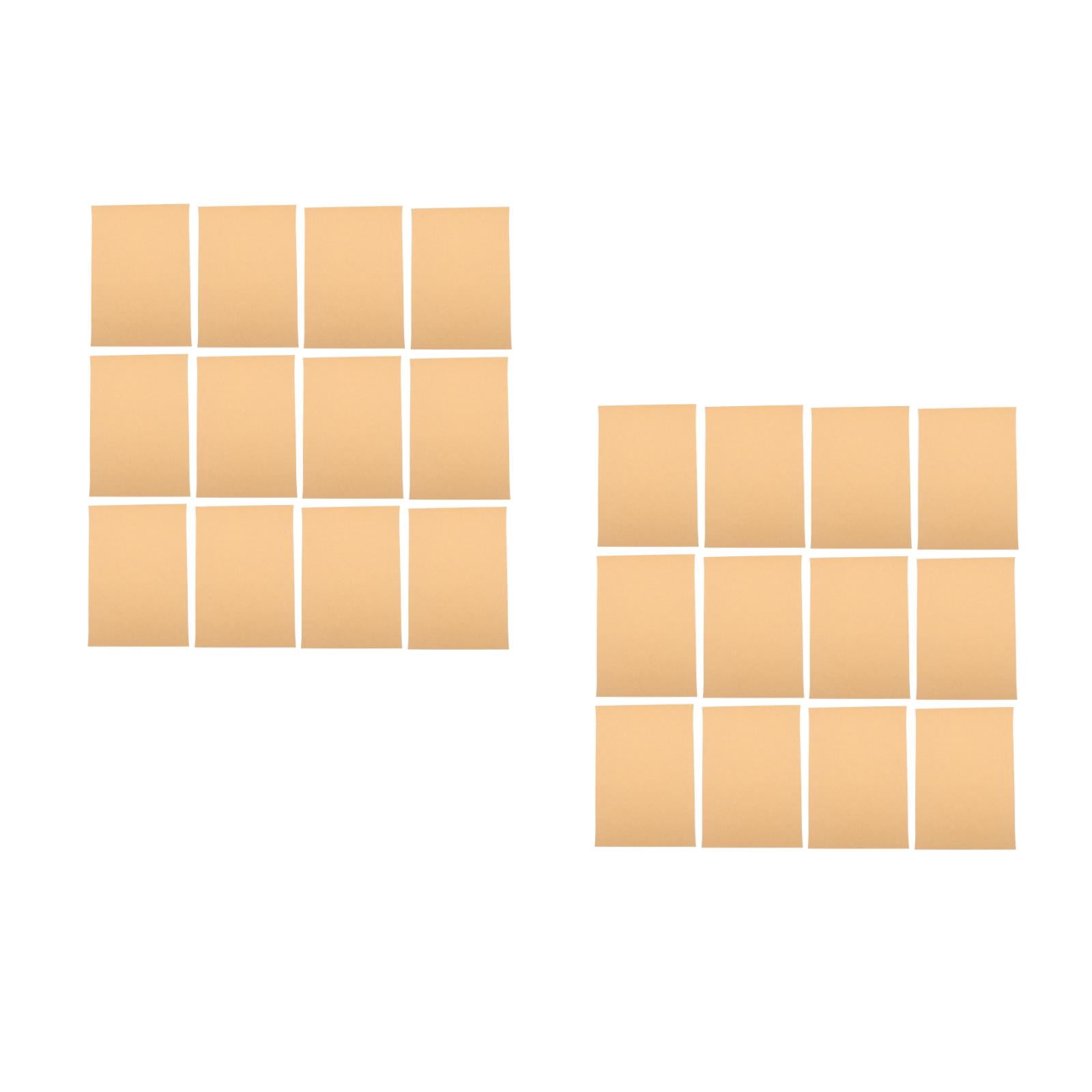 WORGEOUS 200 Pcs 4k Painting Kraft Cardboard Blank Kraft Drawing Paper ...