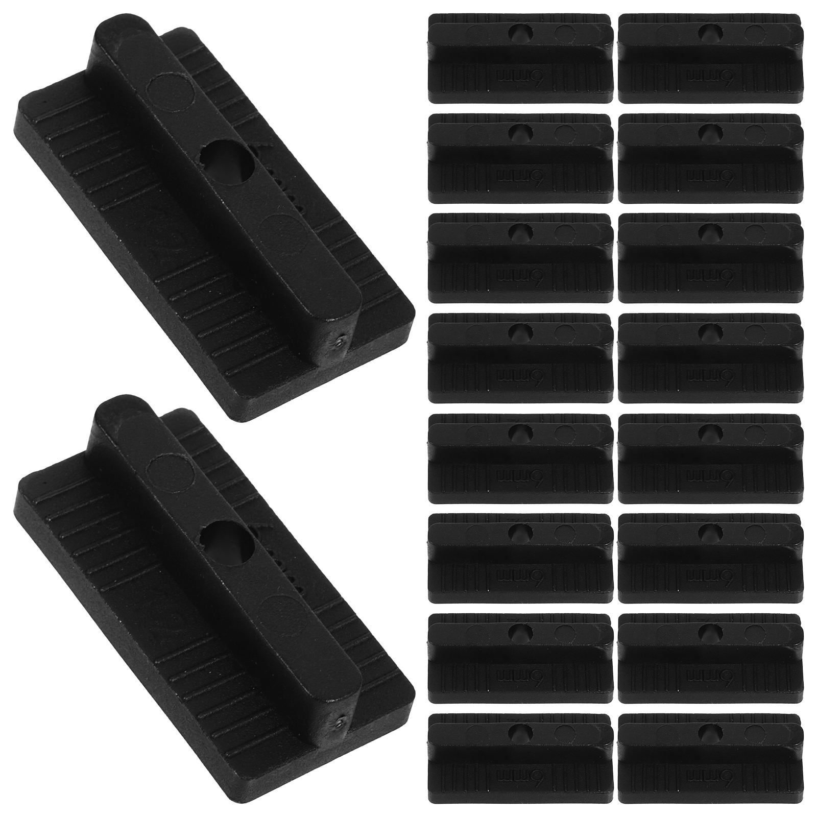 WORGEOUS 200 Pcs Block Adjustable Wood Plastic Floor Fasteners ...