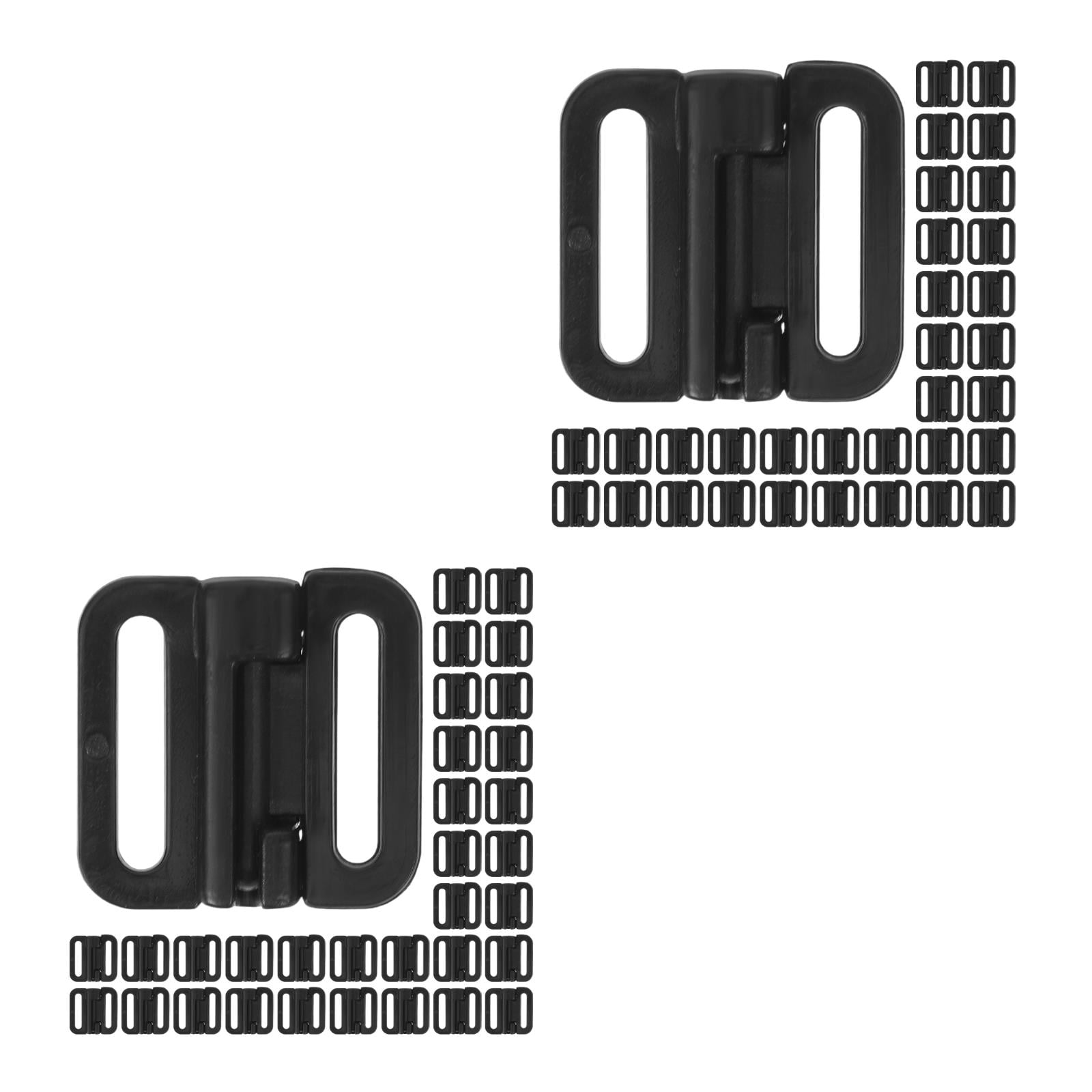 GOOHOCHY WORGEOUS 200 Sets Bra Front Closing Clasps Hooks Clips Buckles ...