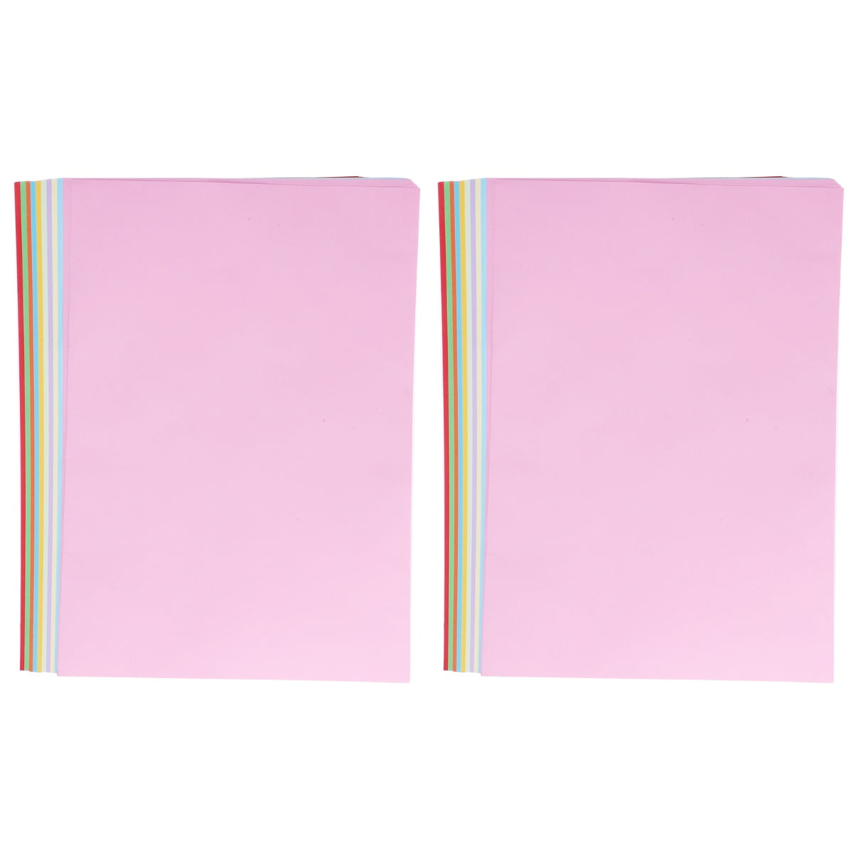 WORGEOUS 200 pcs Colored Paper Origami DIY Folding A4 Paper Decals ...