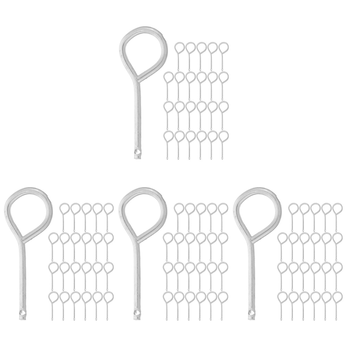 GETAJGHSD WORGEOUS 200Pack Silver Fire Extinguisher Replacement Pins ...
