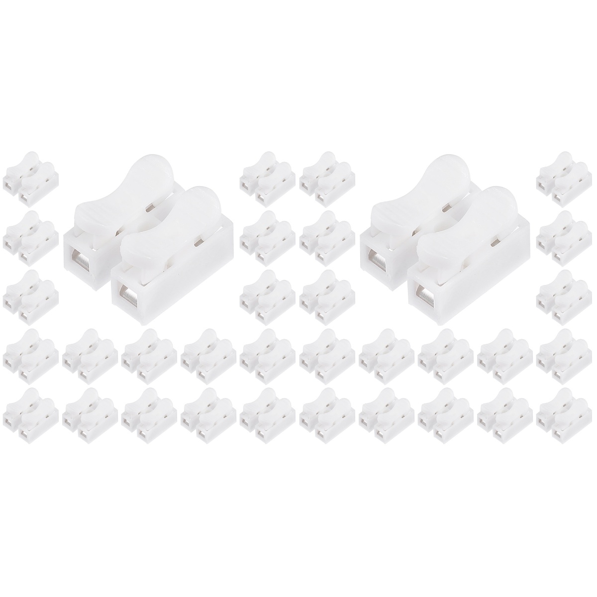 WORGEOUS 200 pcs Light Wire Connecting Spring Connectors Wire ...
