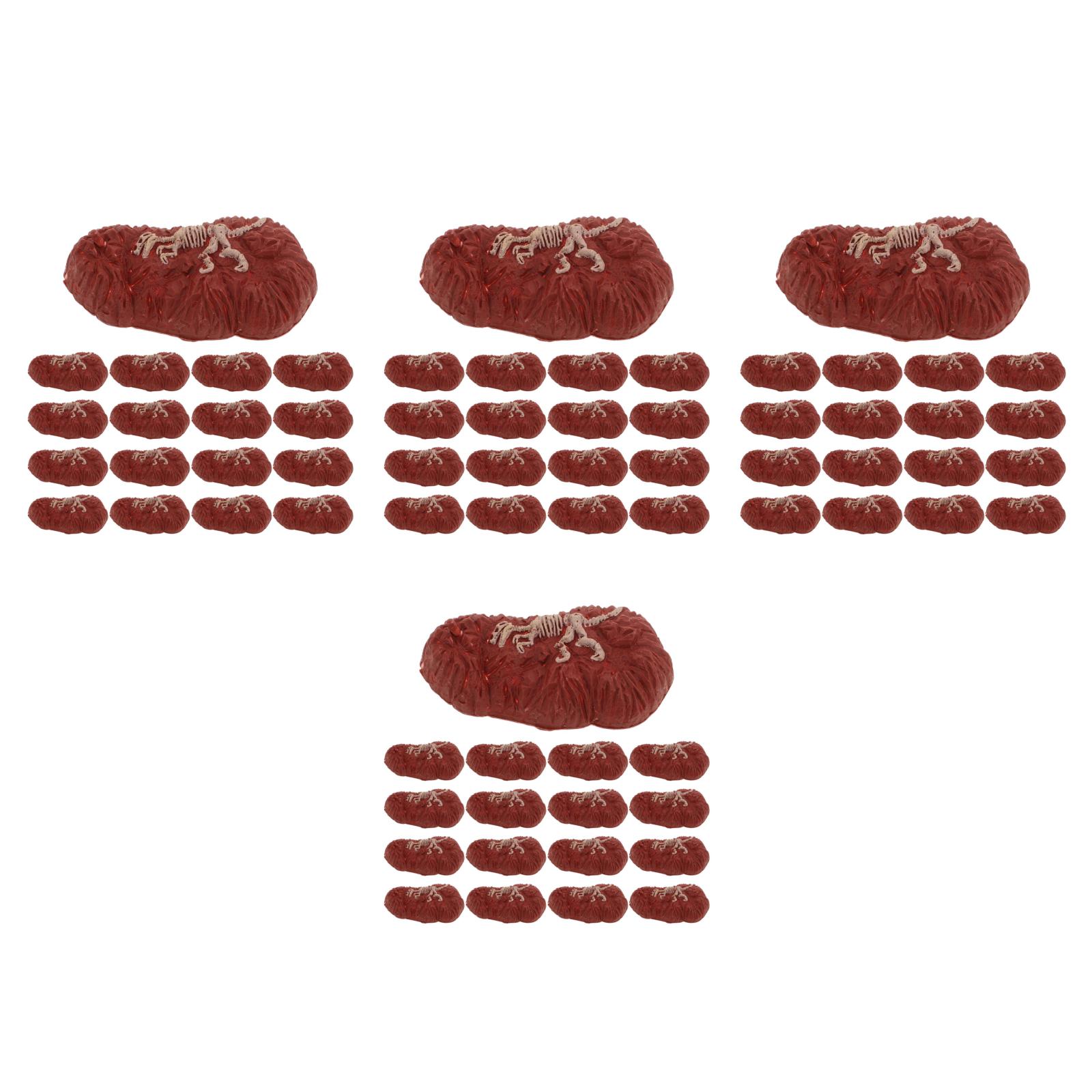 WORGEOUS 200 pcs Mini Dinosaur Fossil Models Simulated Dinosaur Fossil ...