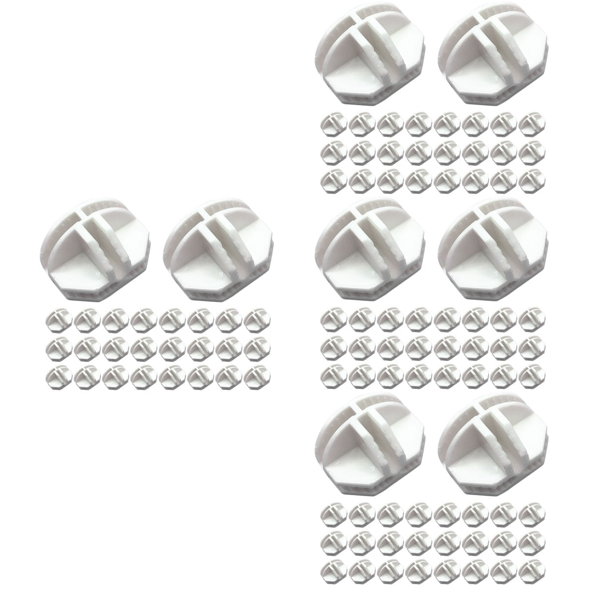 WORGEOUS 200 pcs Plastic Cube Connectors Wire Cube Connectors ...