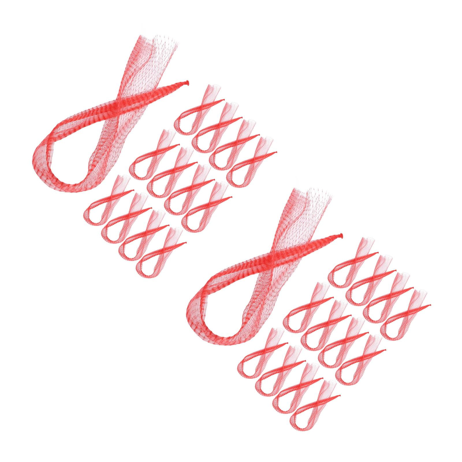 WORGEOUS 200 pcs Reusable Mesh Produce Bags Seafood Boil Bags For Crab ...