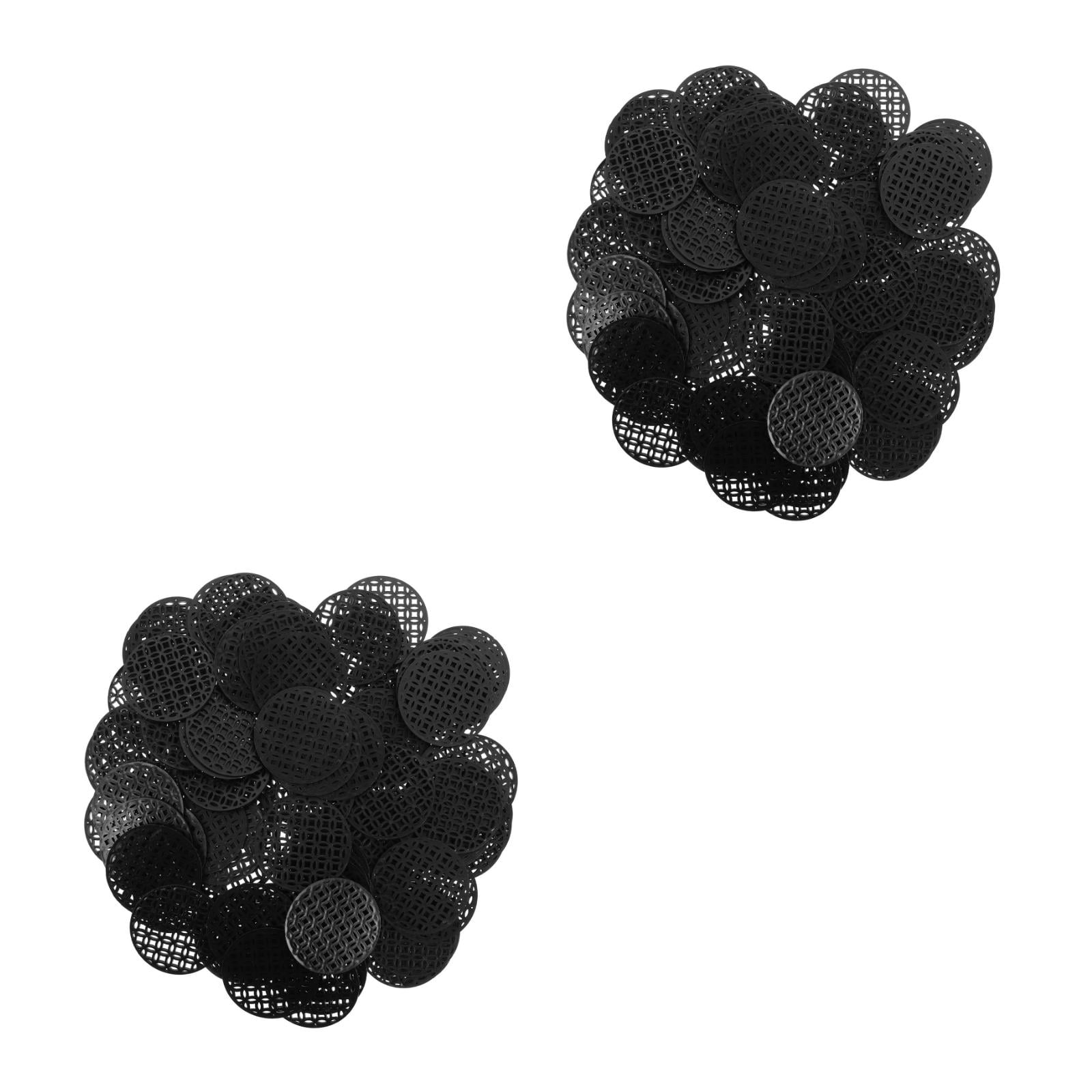 WORGEOUS 200 pcs Round Mesh Drainage Pads for Planter Pot Hole Mesh ...