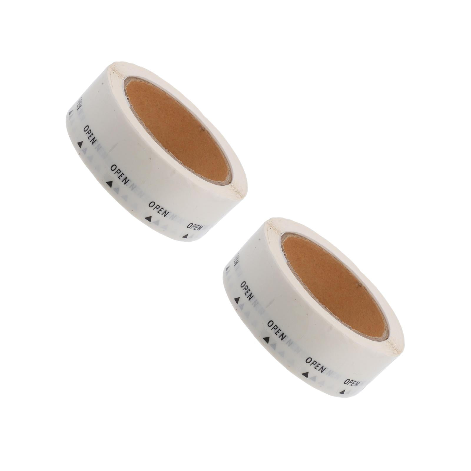 WORGEOUS 2000 Pcs Open Stickers Label Transparent Circle Stickers ...