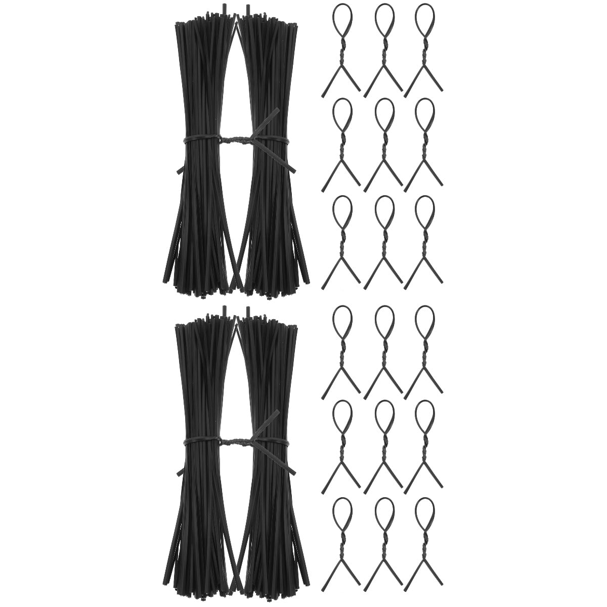 WORGEOUS 2000 pcs Cable Twists Ties Heavy Duty Twists Ties Reusable ...