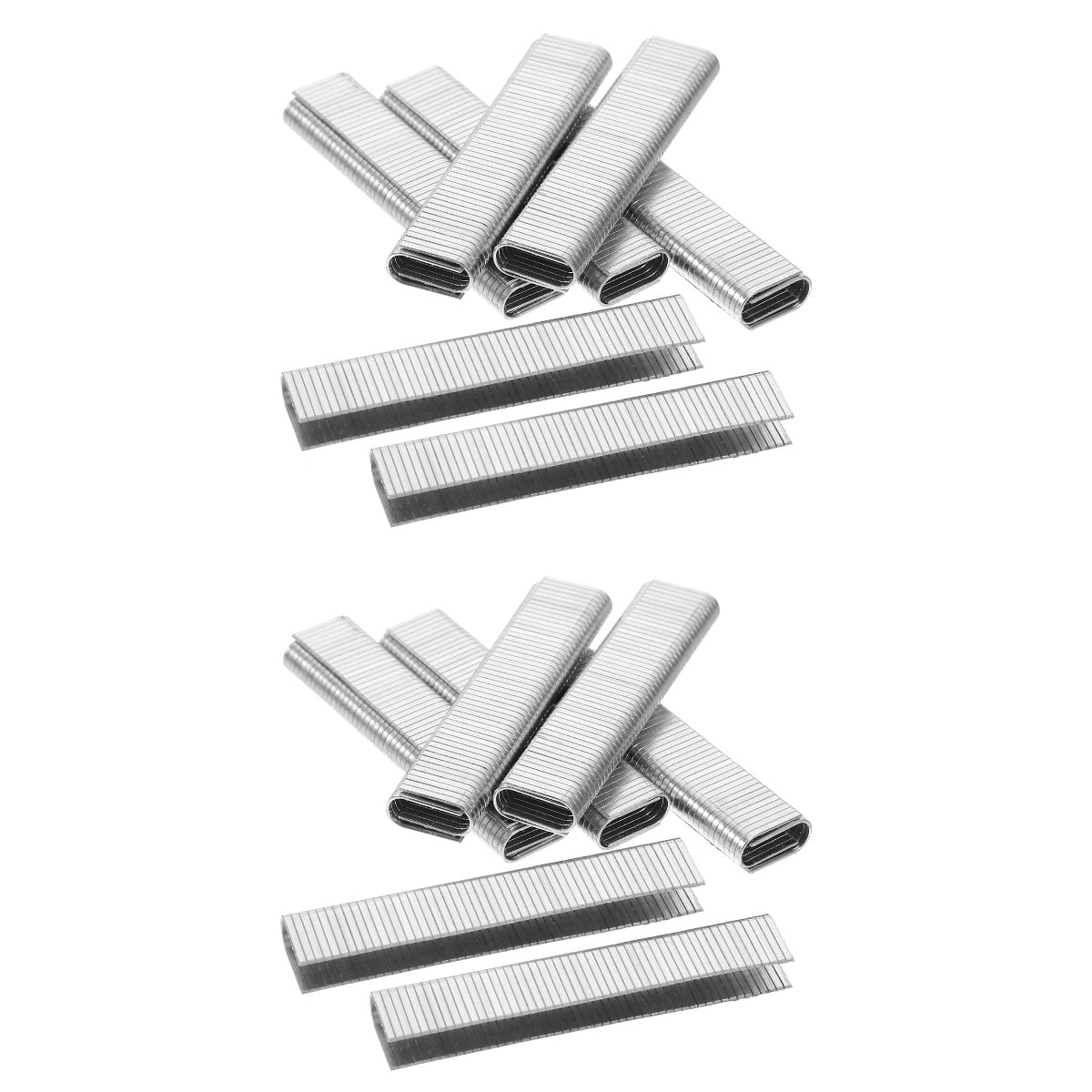 WORGEOUS 2000 pcs Pneumatic Staples Narrow Crown Staples Metal Staples ...