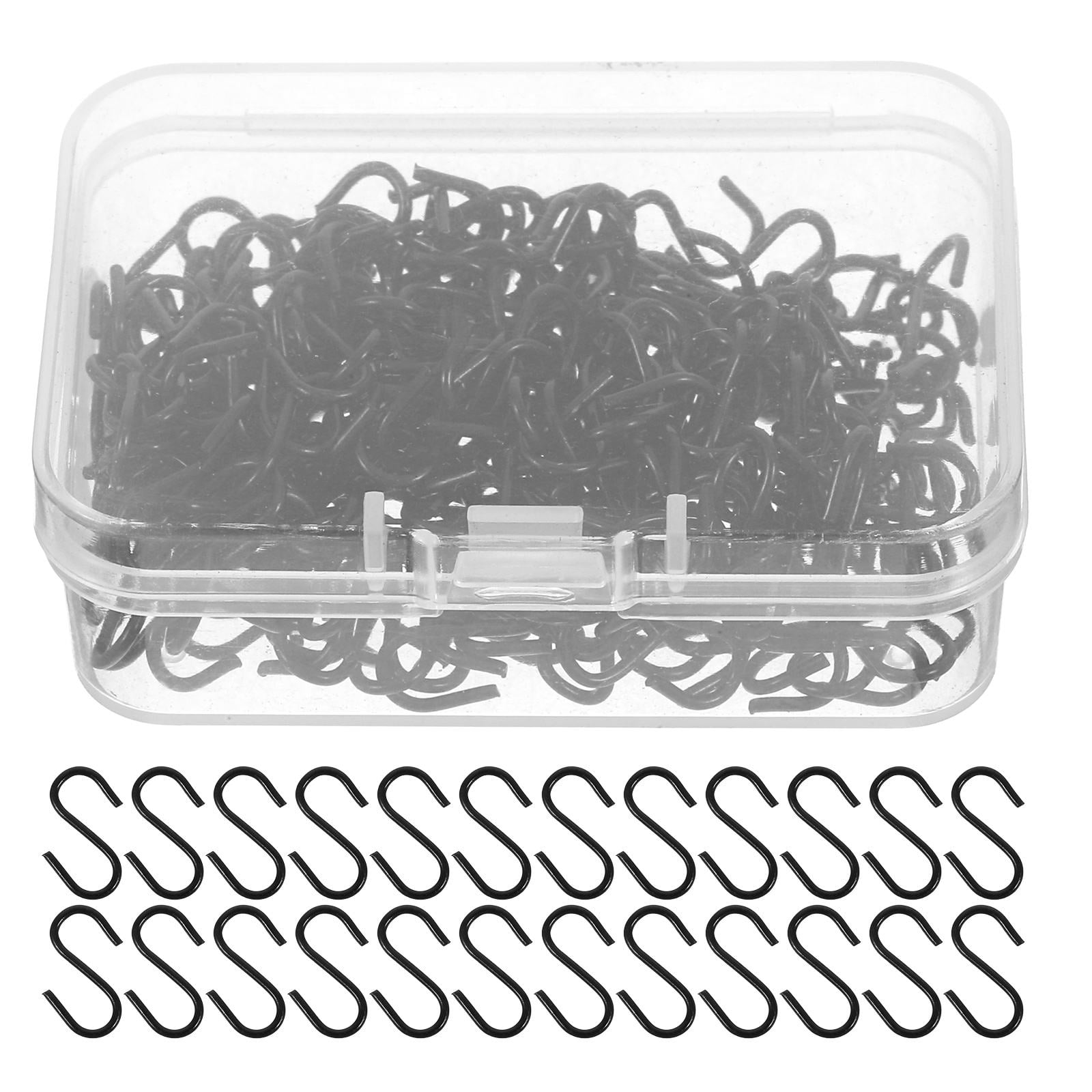 WORGEOUS 200pcs Mini S Hooks For Crafts S-Shaped Metal Hooks Jewelry ...