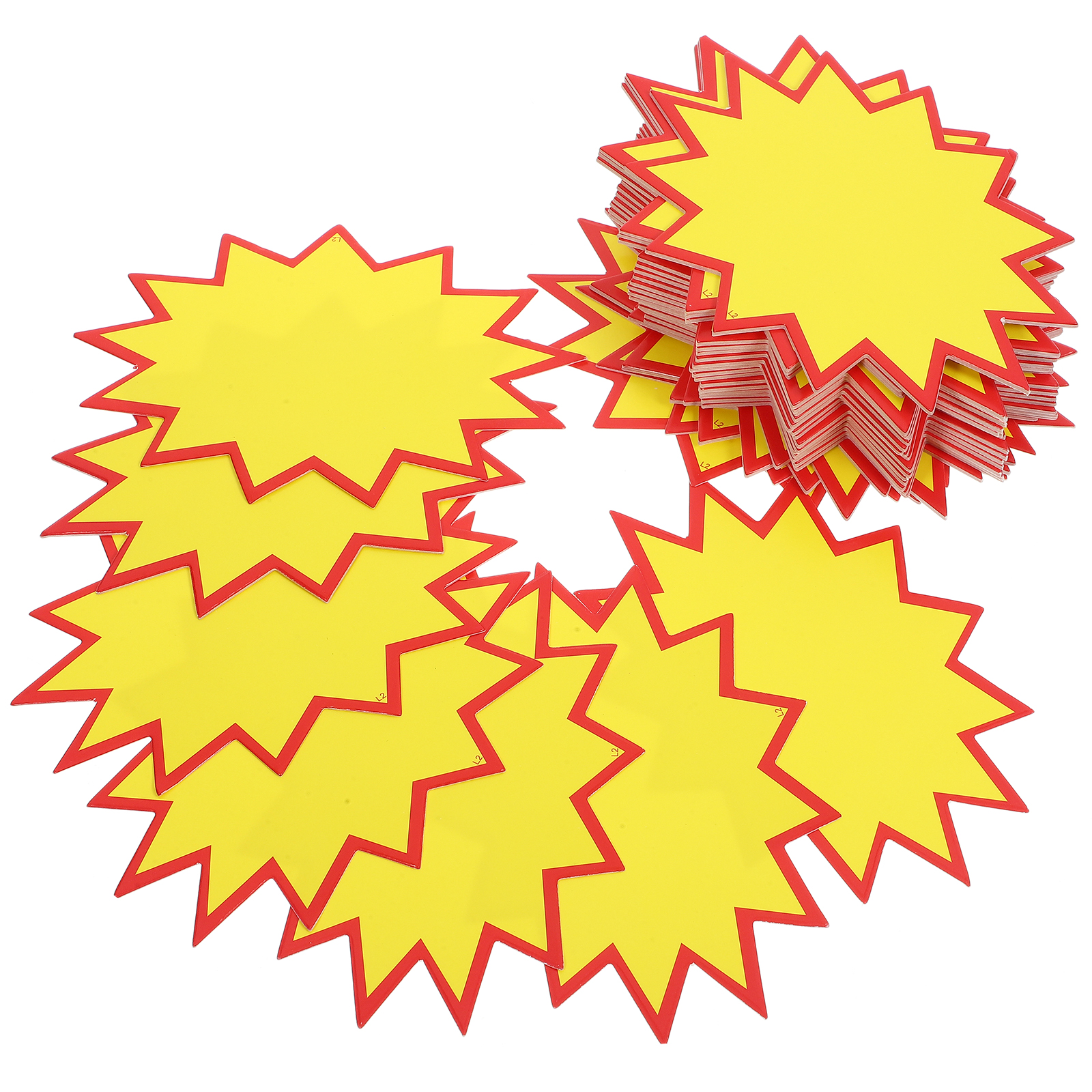 WORGEOUS 200pcs Sale Tags Sale Pricing Signs Shop Price Tag Price Burst ...