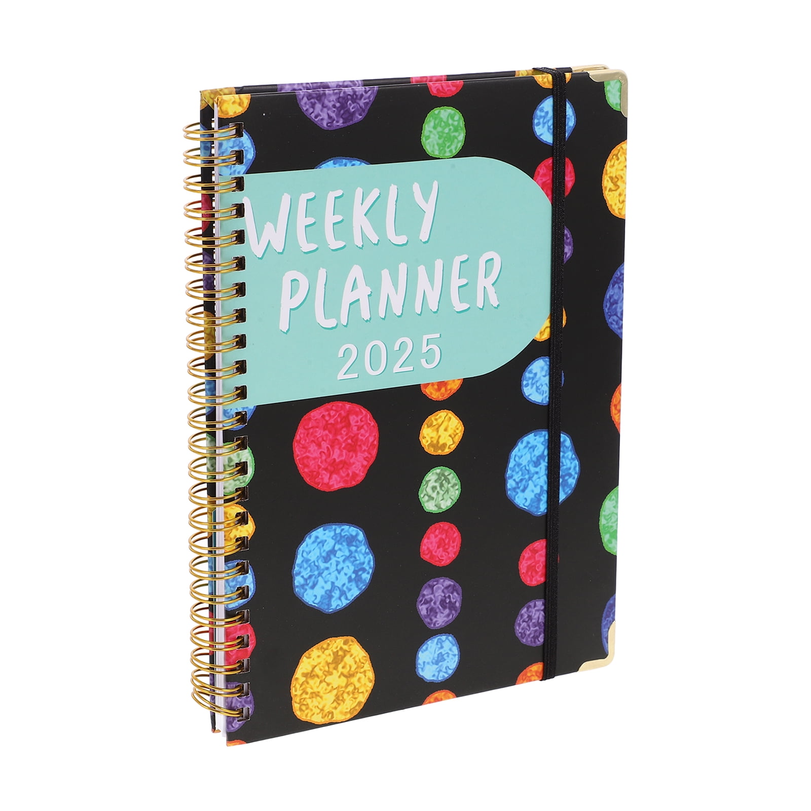 WORGEOUS 2025 Planner Large Desk Calendar Coil Notebook Work Student ...