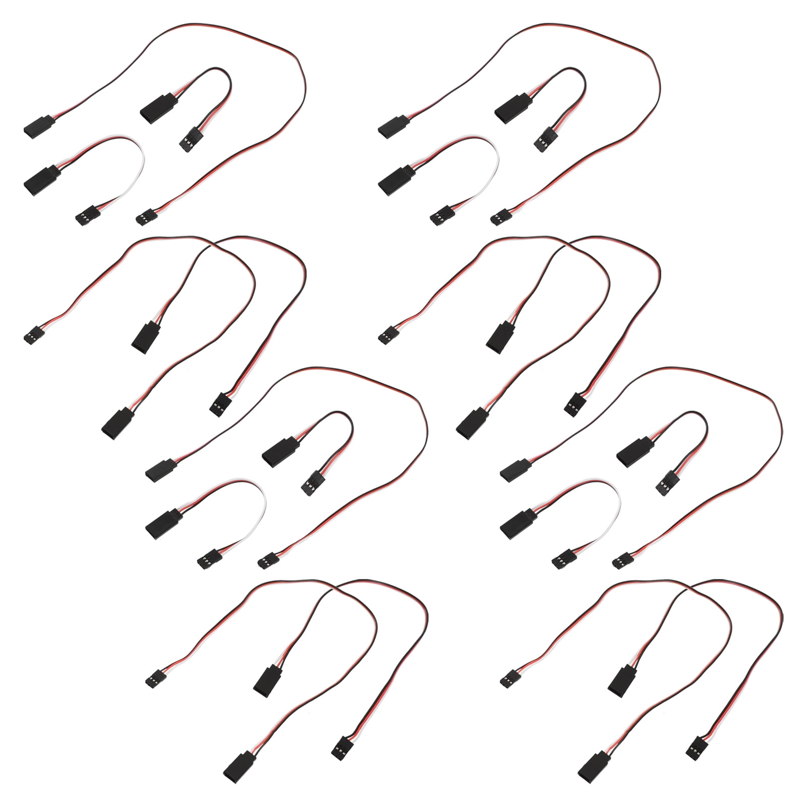 WORGEOUS 20Pcs Control Board Servo Extension Cord, Female to Male RC ...