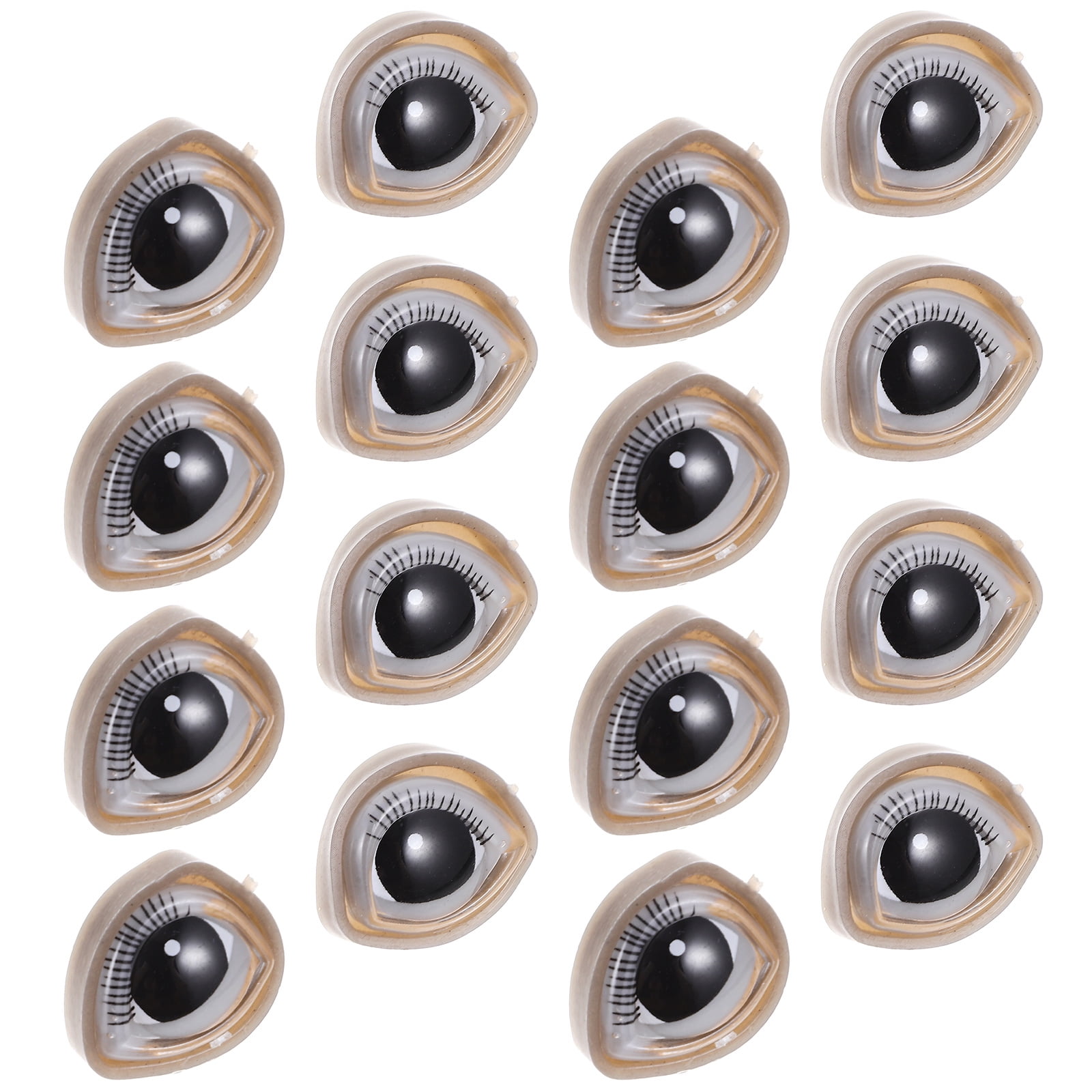 WORGEOUS 20Pcs Doll Making Eyes Accessories DIY Fake Eyes Crafts Making ...