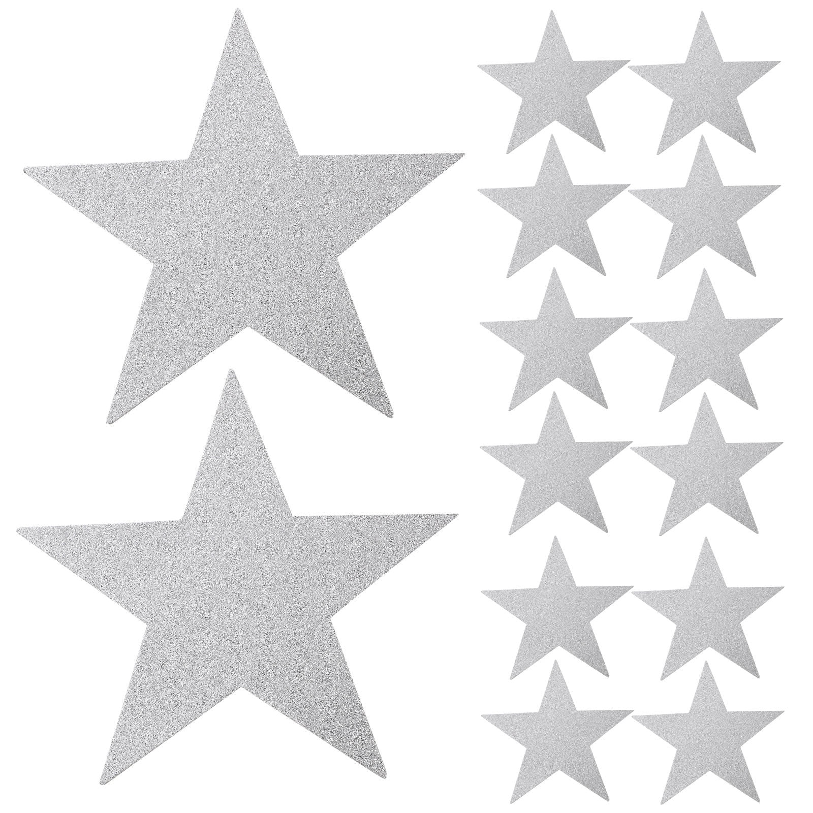 WORGEOUS 20Pcs Pentagram Paper Cutouts Decorative DIY Paper Cutouts ...