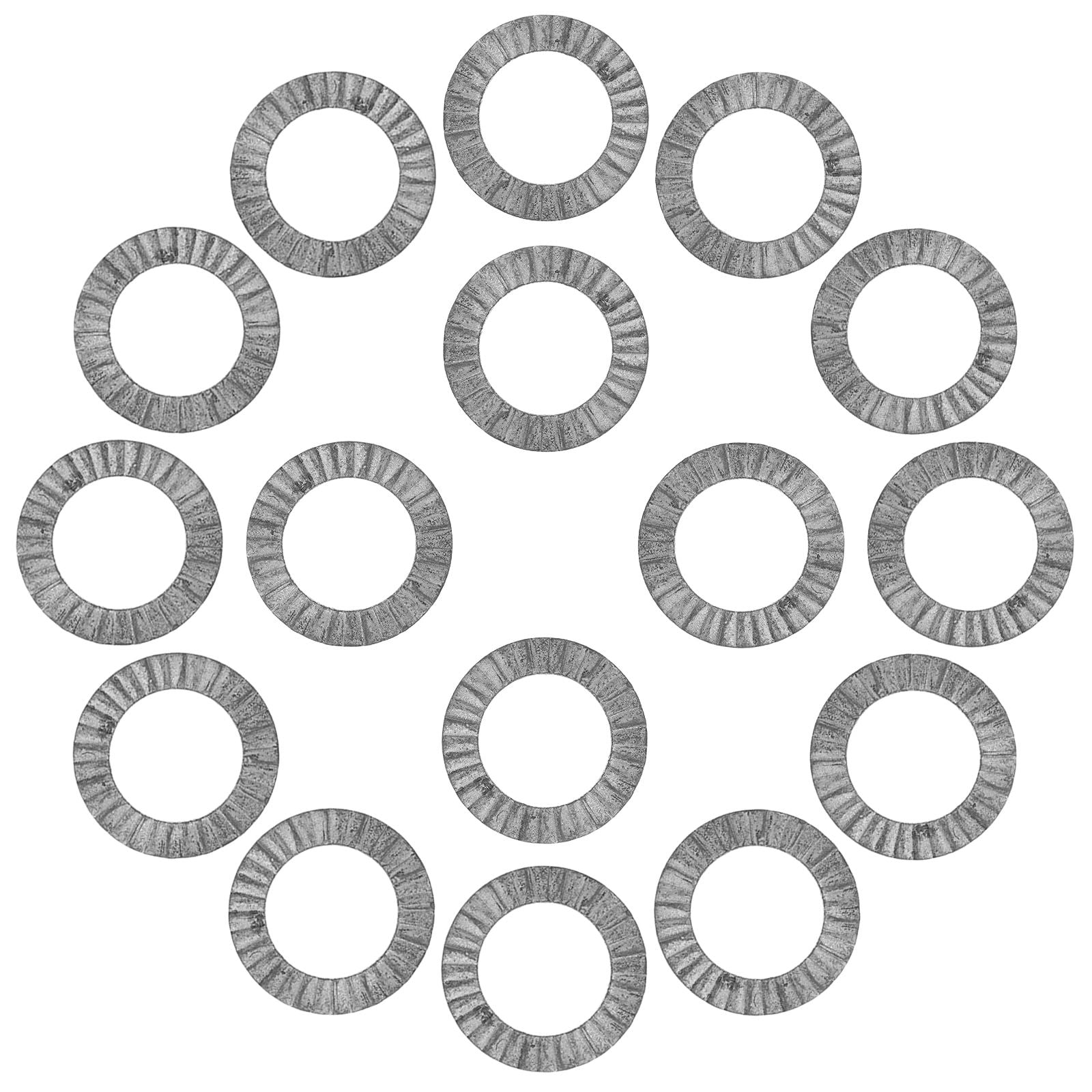 WORGEOUS 20Pcs Wedge Locking Washer Set M10 Heavy Duty Anti-Loose Lock ...