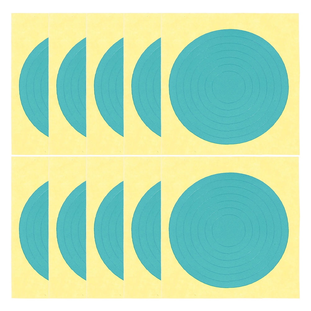 WORGEOUS 20pcs Adhesive Pressure Gauge Identification Labels Round ...