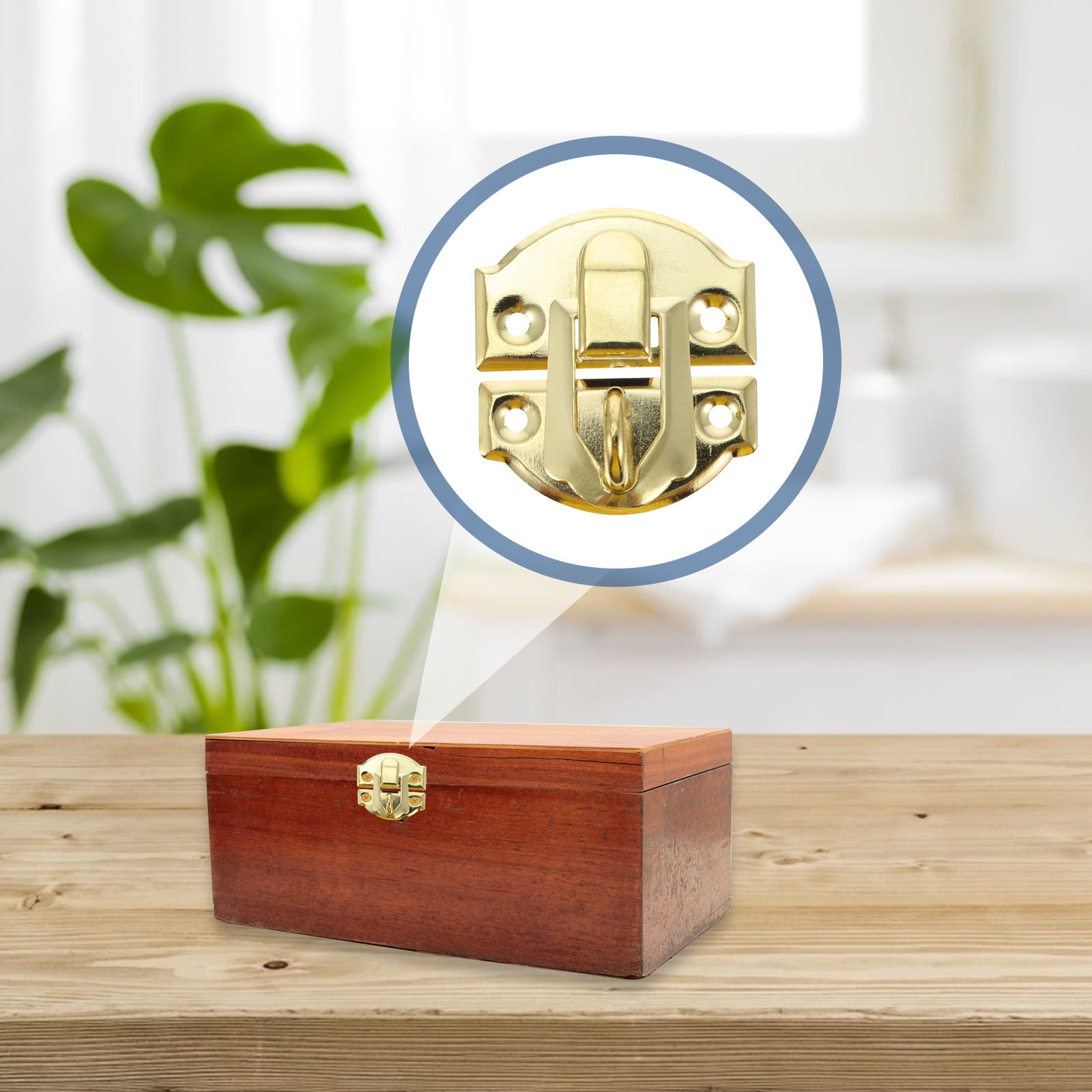 WORGEOUS 20pcs Antique Decorative Hasp Jewelry Wooden Box Hasp Latch ...