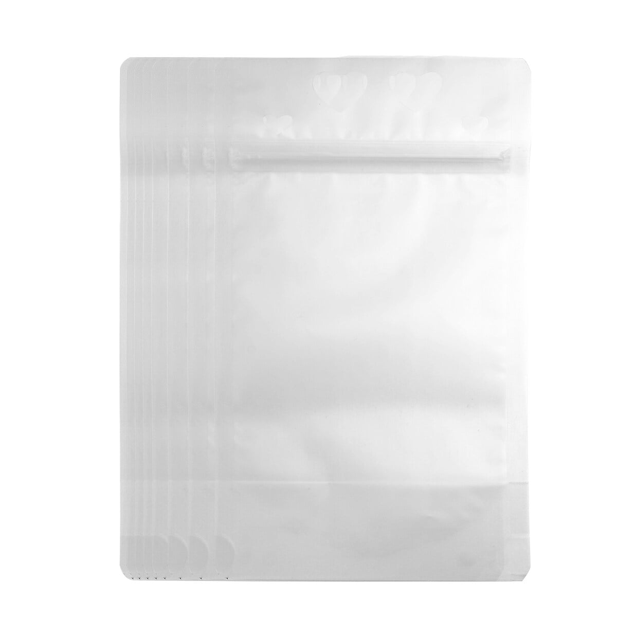 WORGEOUS 20pcs Disposable Handheld Drink Container Bags Matte Transparent Drink Pouches Stand up ...