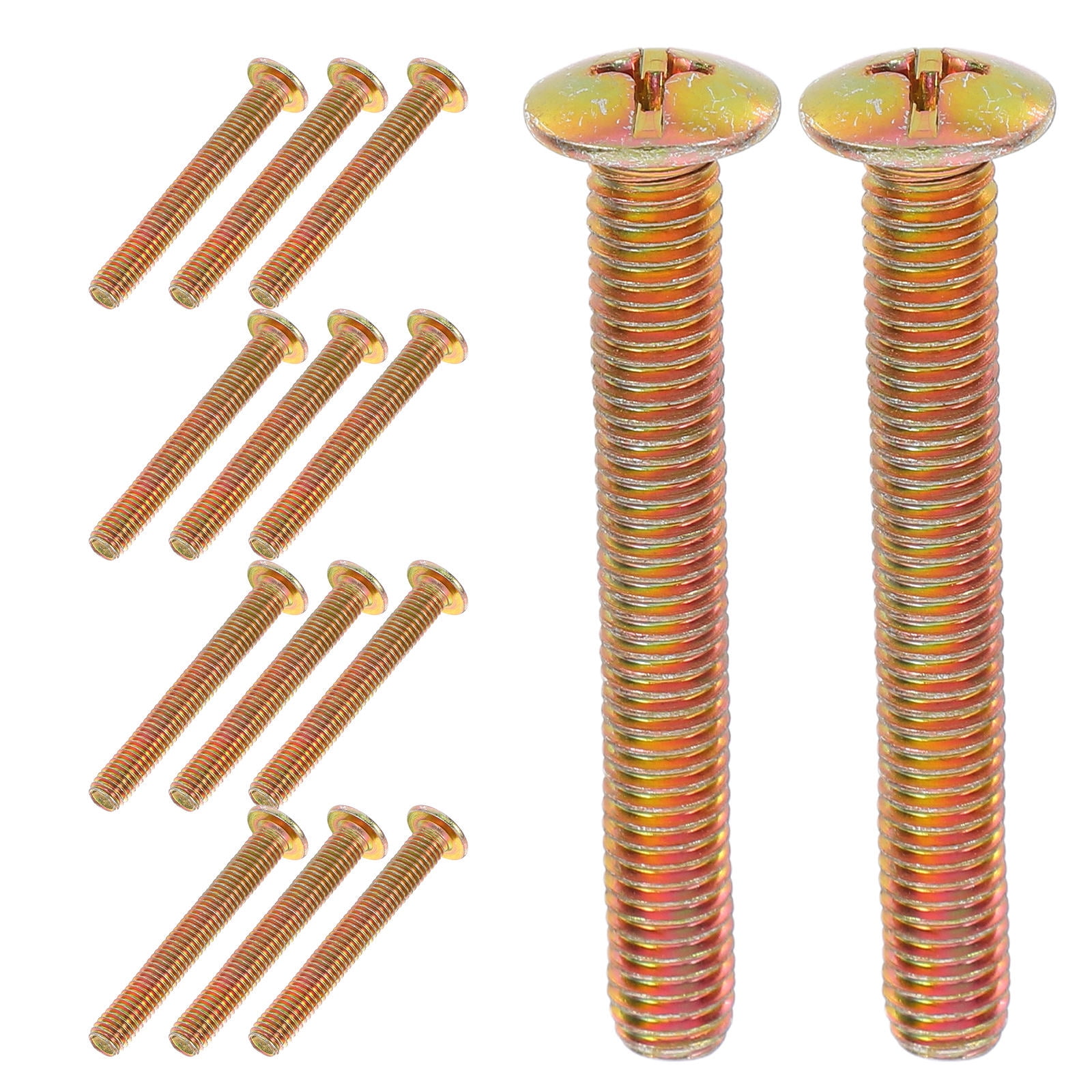 WORGEOUS 20pcs M8x60mm Threaded Screws Bed Frame Accessory Screws ...