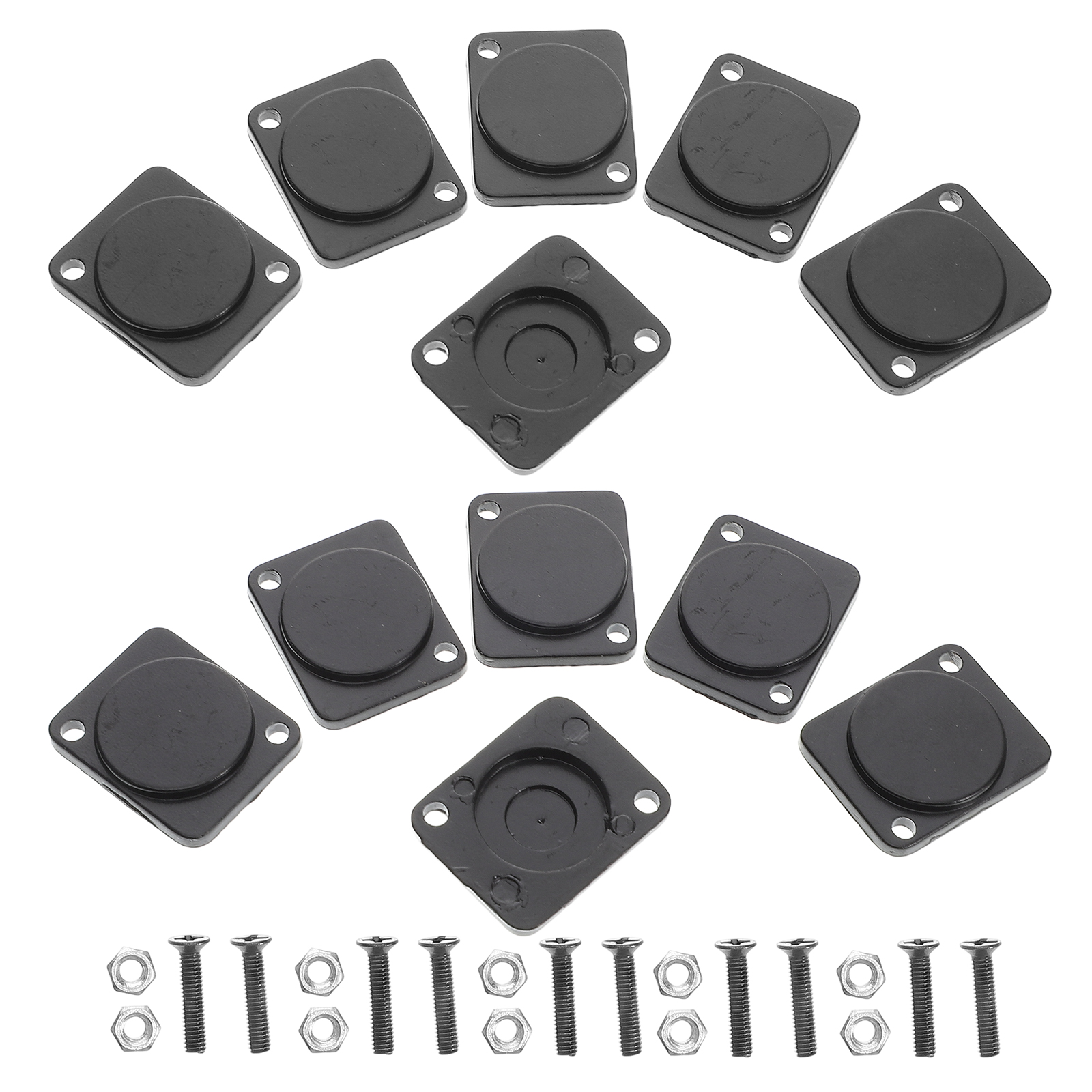 WORGEOUS 20pcs Metal Panel Blank Connector Cover For Wall Cord Chassis ...