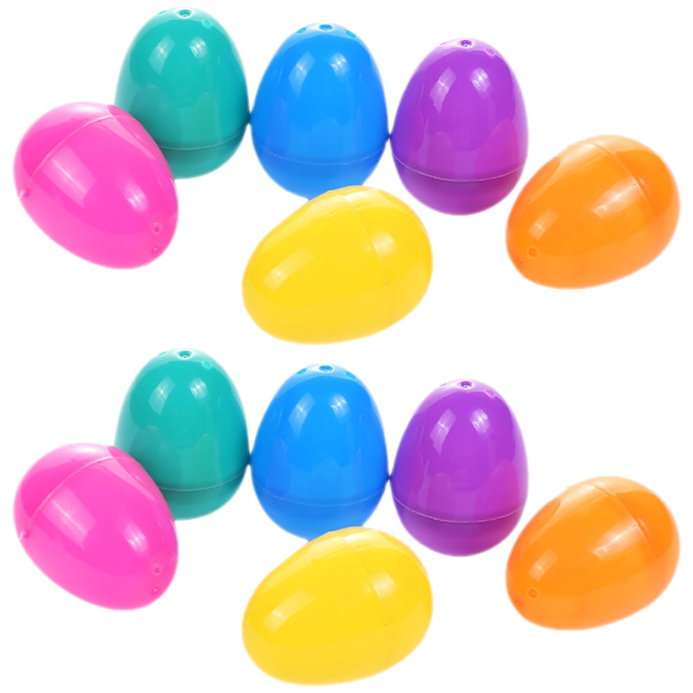 WORGEOUS 20pcs Openable Plastic Easter Eggs Fillable Easter Eggs Easter ...