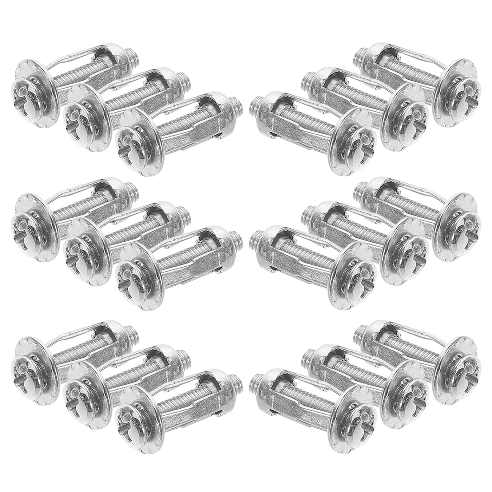 WORGEOUS 20pcs Petal Expansion Bolt For Car License X 20 Hollow Wall ...
