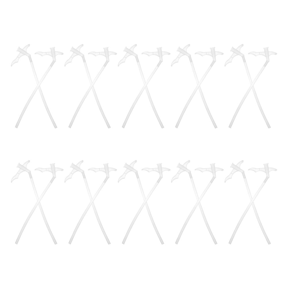 WORGEOUS 20pcs Plastic Foam Tubes Nozzle Tips Single-Use Caulking Tubes ...