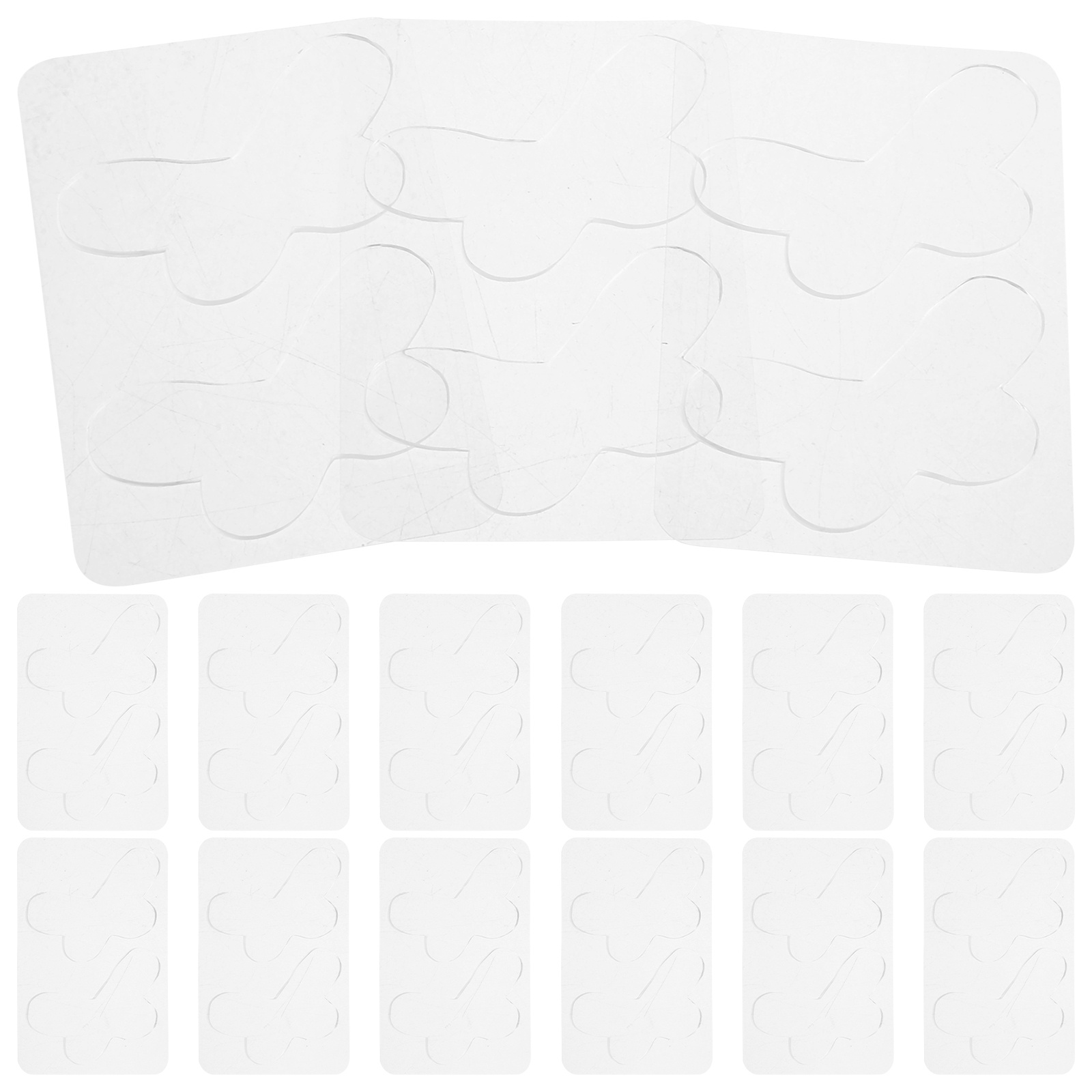 WORGEOUS 24 Pcs Butterfly-Shaped Ear Support Stickers Invisible Ear ...