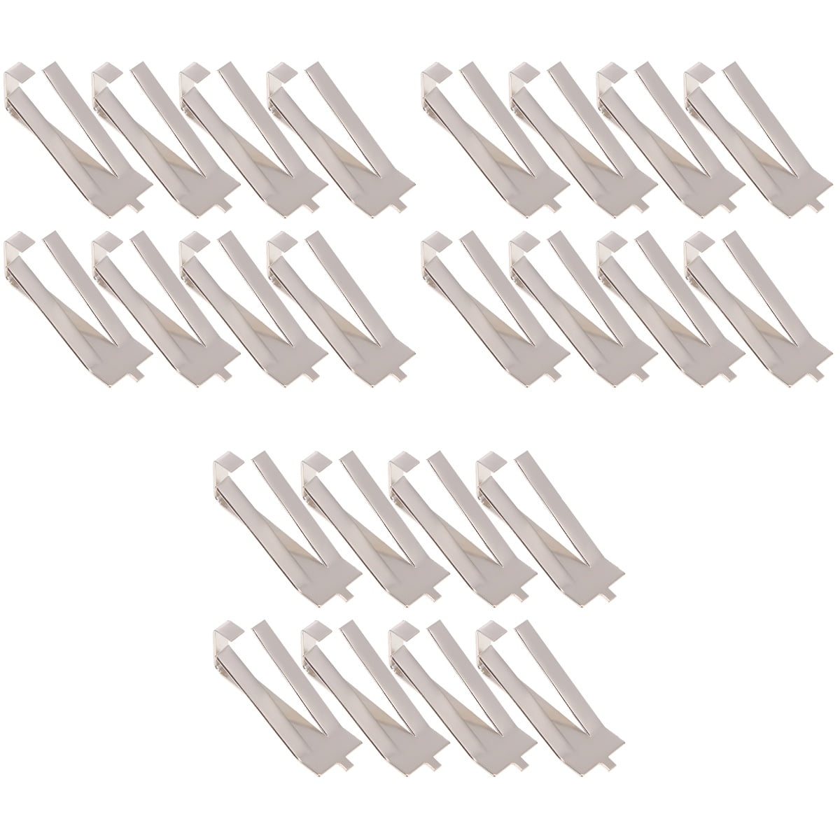WORGEOUS 24 Pcs Glass Bed Clips Spring Steel Glass Bed Clips Platform ...